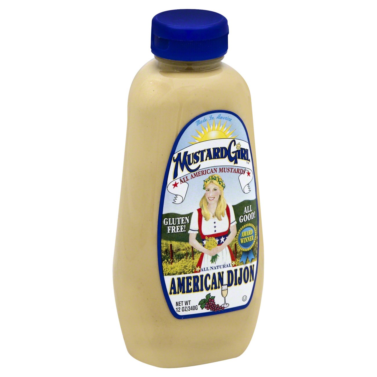 Mustard Girl American Dijon Mustard 12 oz Bottles - Shop Condiments at ...