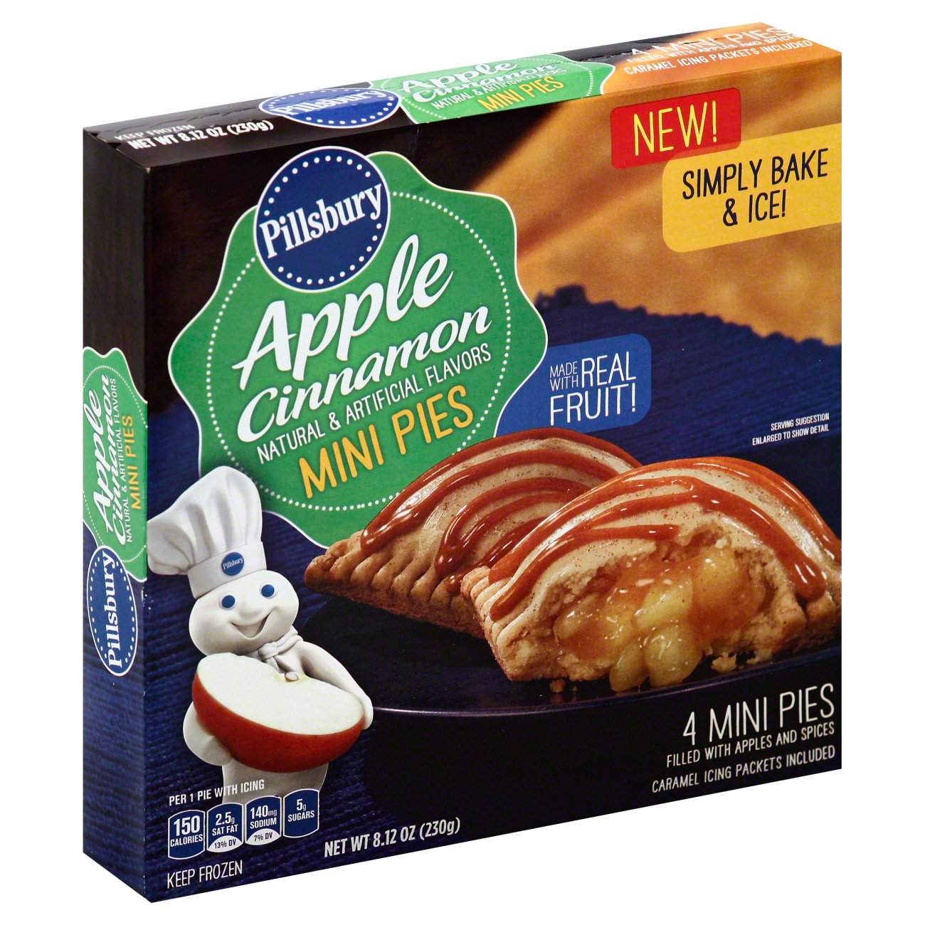Pillsbury Frozen Apple Cinnamon Pies - Shop Desserts & Pastries at H-E-B