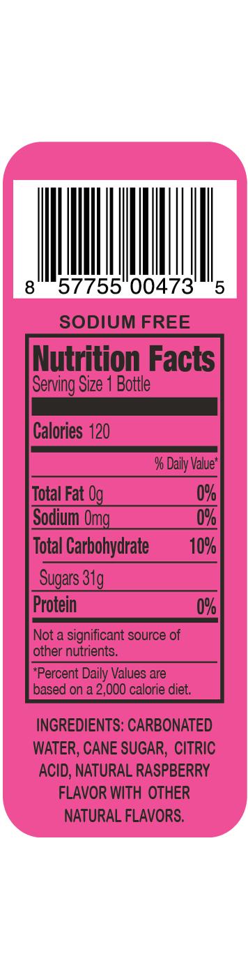 Original New York Seltzer Raspberry Soda - Shop Soda at H-E-B