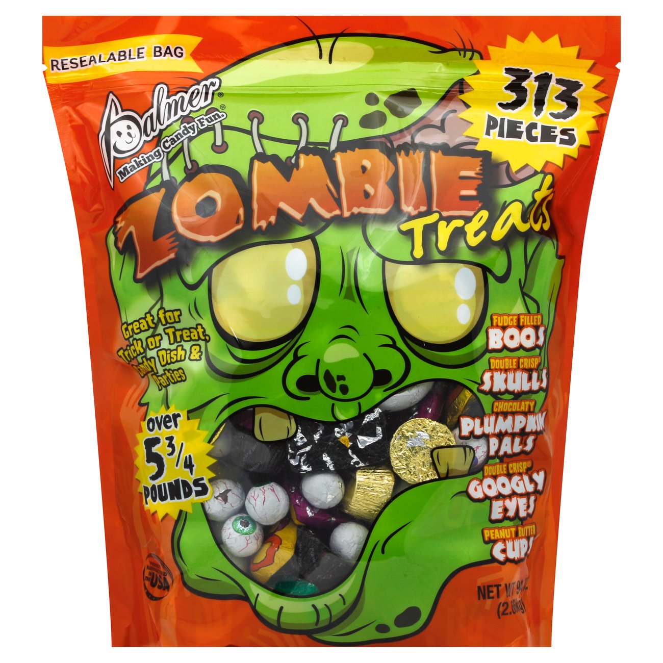 Palmer Zombie Treats Gusset Bag - Shop Candy at H-E-B