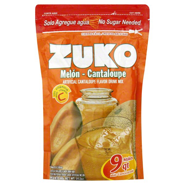 Zuko Melon Cantaloupe Drink Mix - Shop Mixes & flavor enhancers at H-E-B