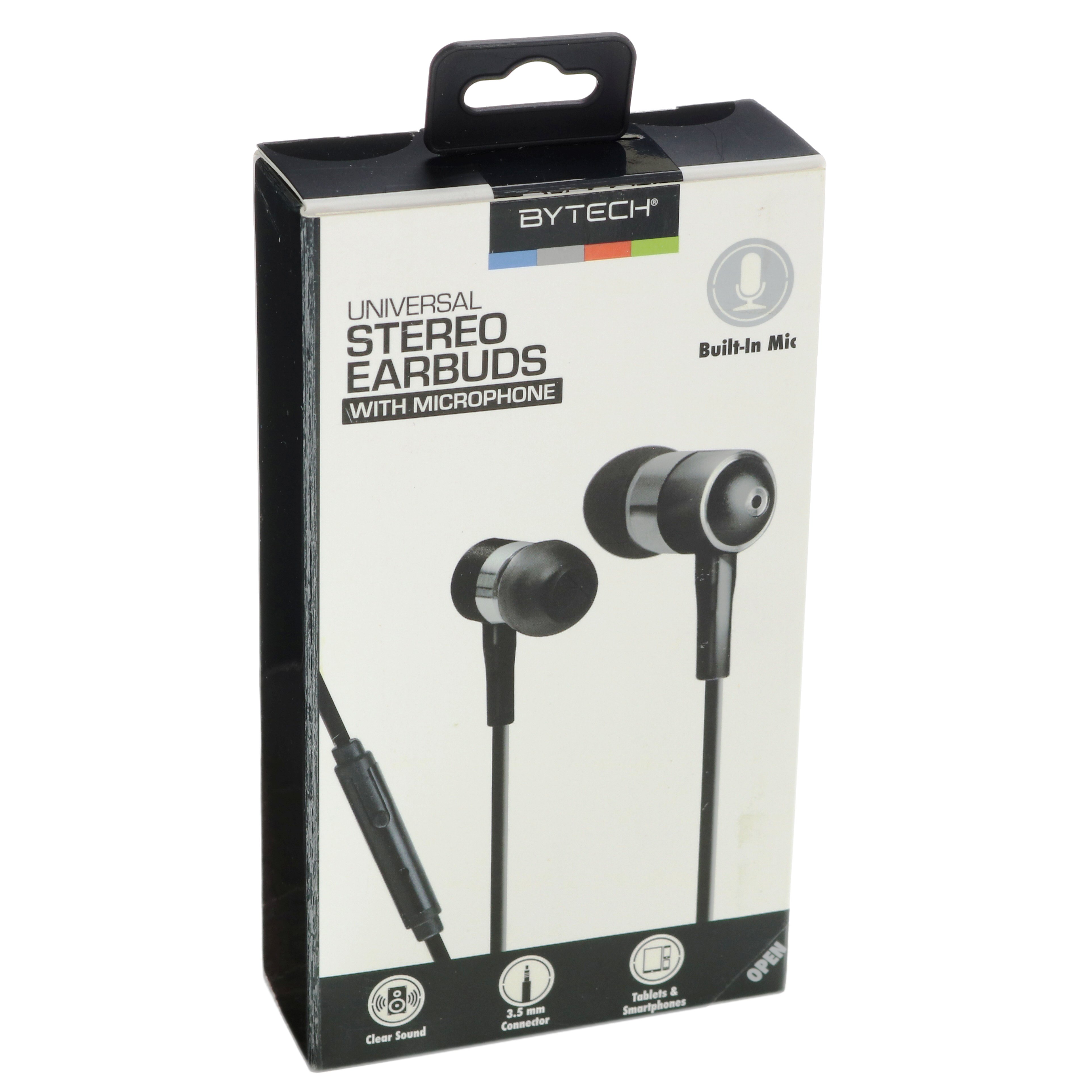 Bytech Headphones With Microphone, Black - Shop Audio at H-E-B