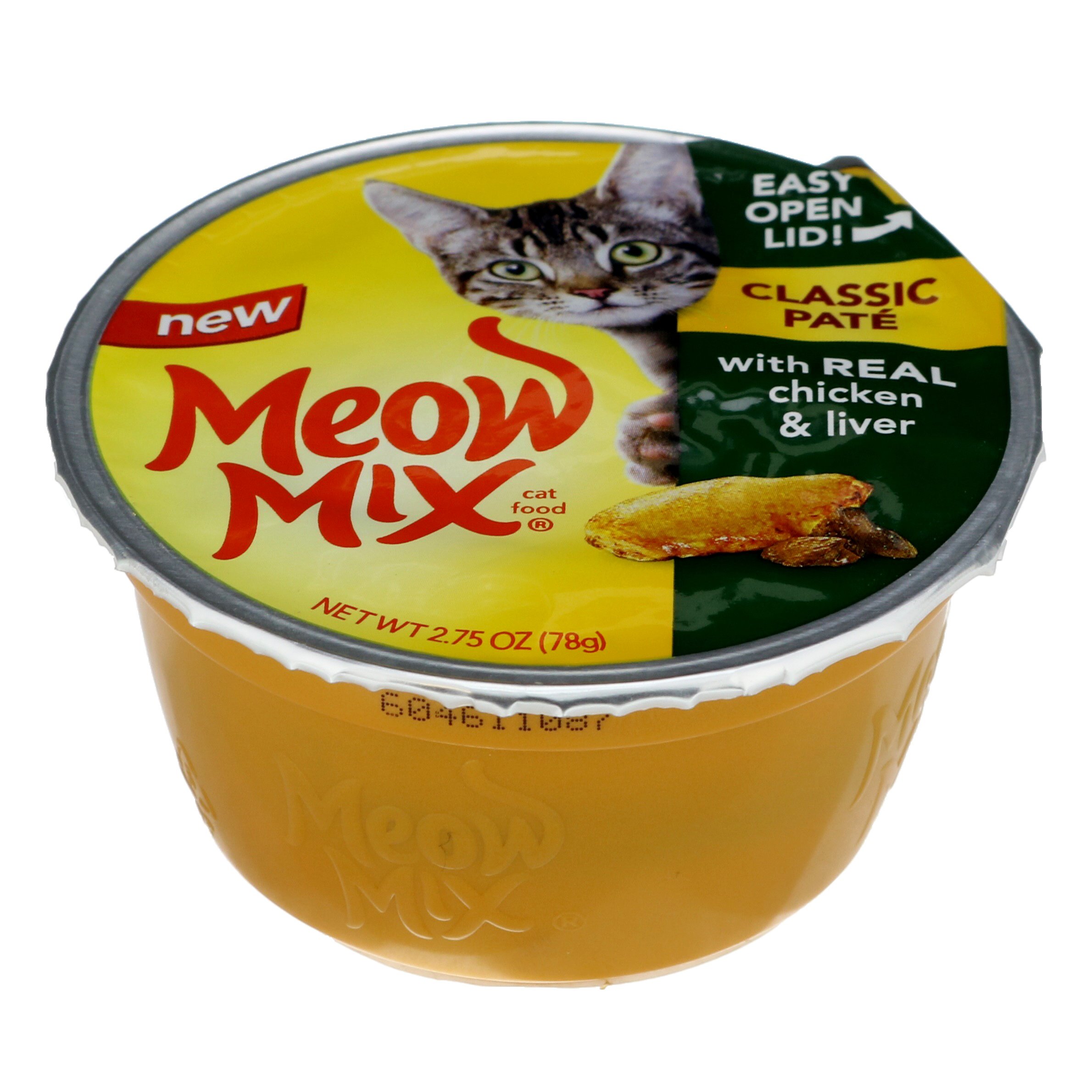 Meow Mix Wet Pate Cup Chicken Liver Flavor - Shop Cats at H-E-B