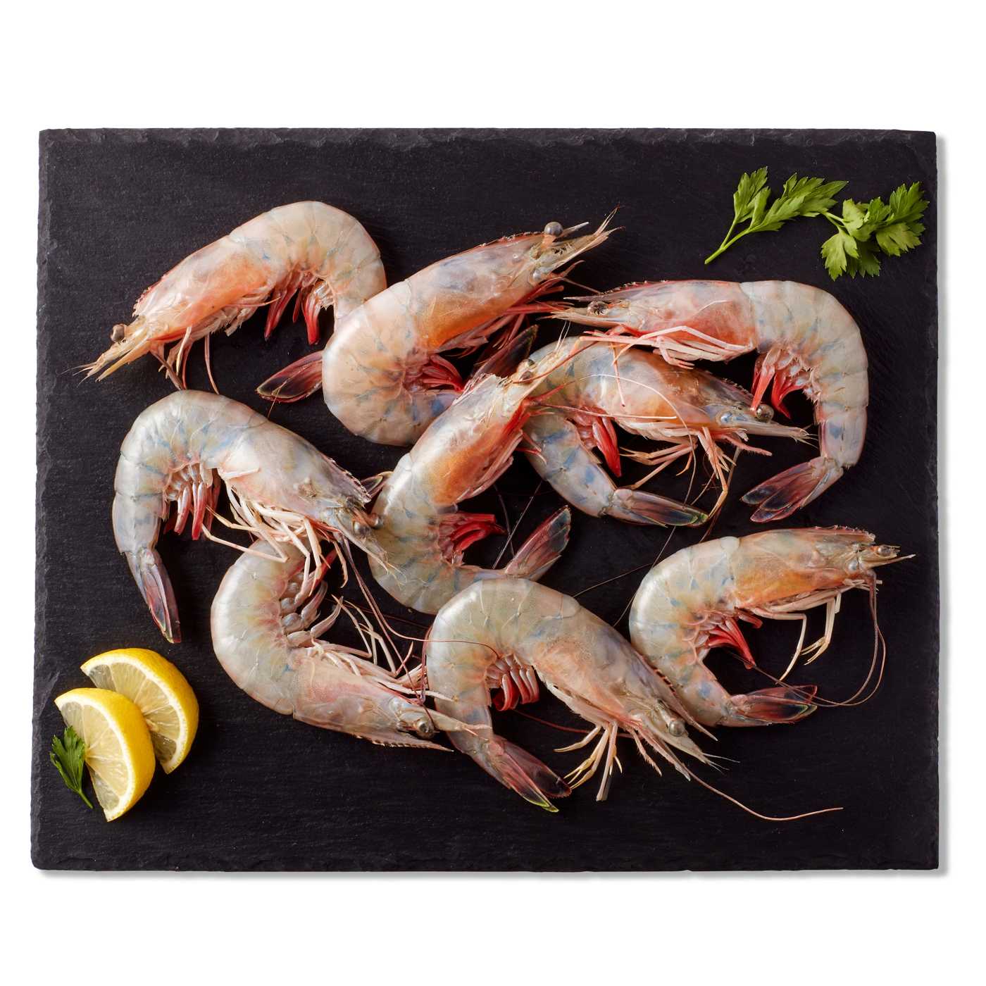 H-E-B Wild Caught Fresh Head-On Colossal White Gulf Shrimp - Shop ...