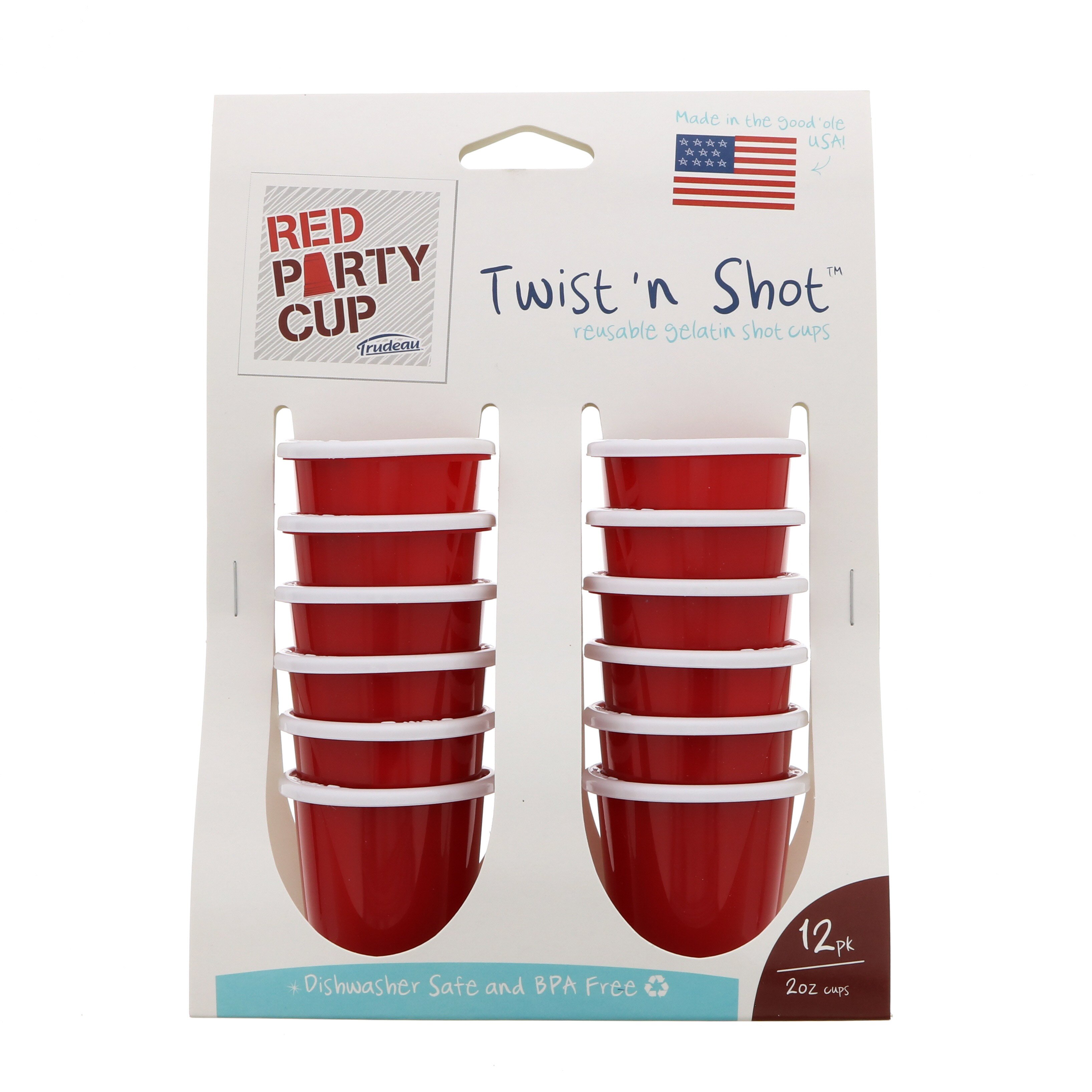 Trudeau Red Party Cup Twist N Shots - Shop Bar tools at H-E-B