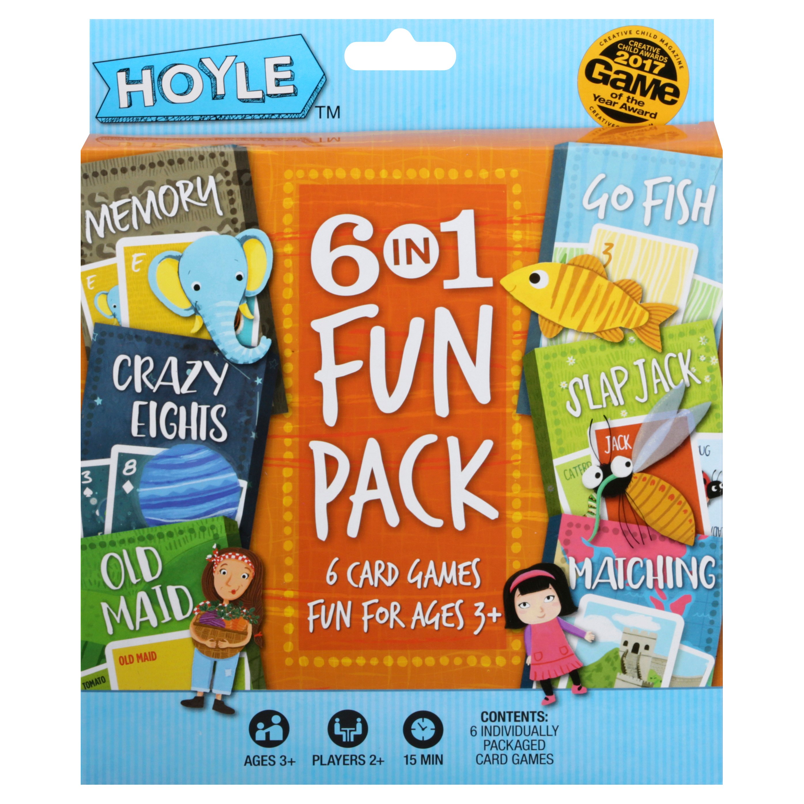 Hoyle 6-in-1 Classic Kids Card Games Fun Pack - Shop Games at H-E-B