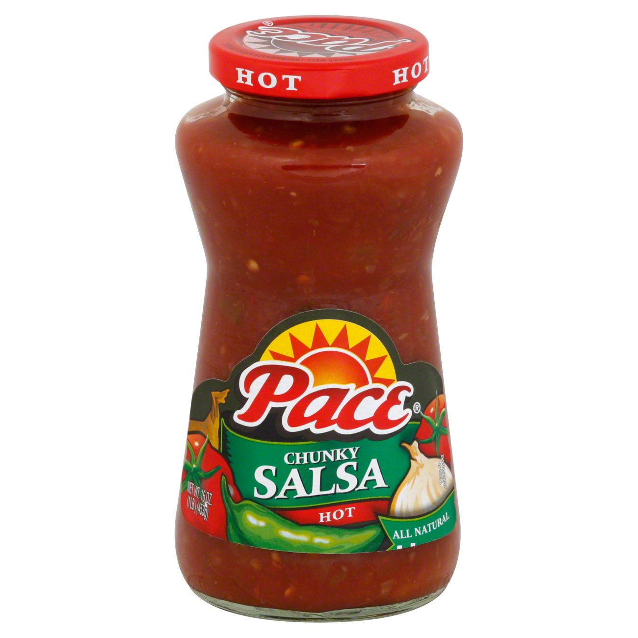 Pace Hot Chunky Salsa - Shop Salsa & Dip at H-E-B