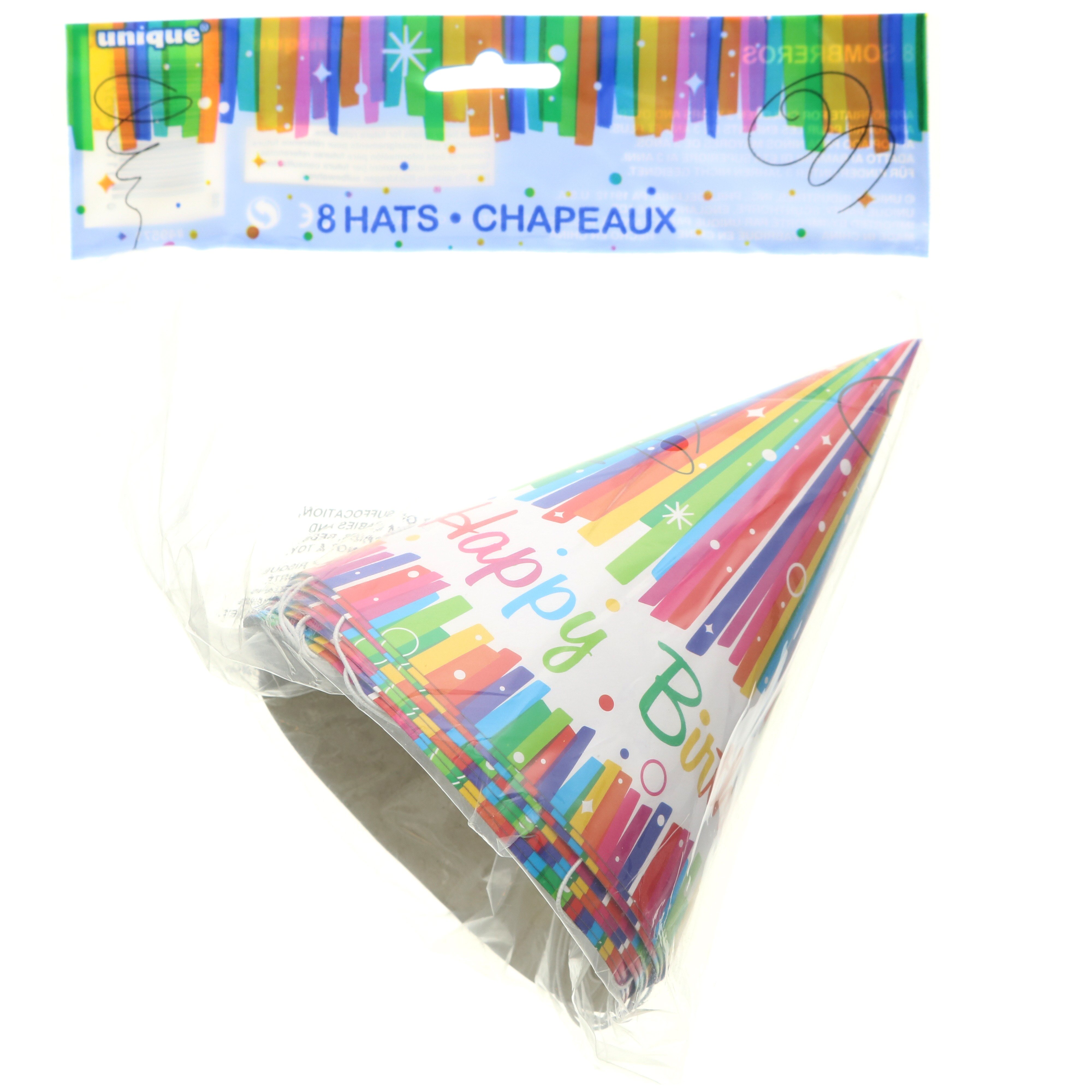 Unique Rainbow Ribbon Birthday Party Hat - Shop Favors at H-E-B