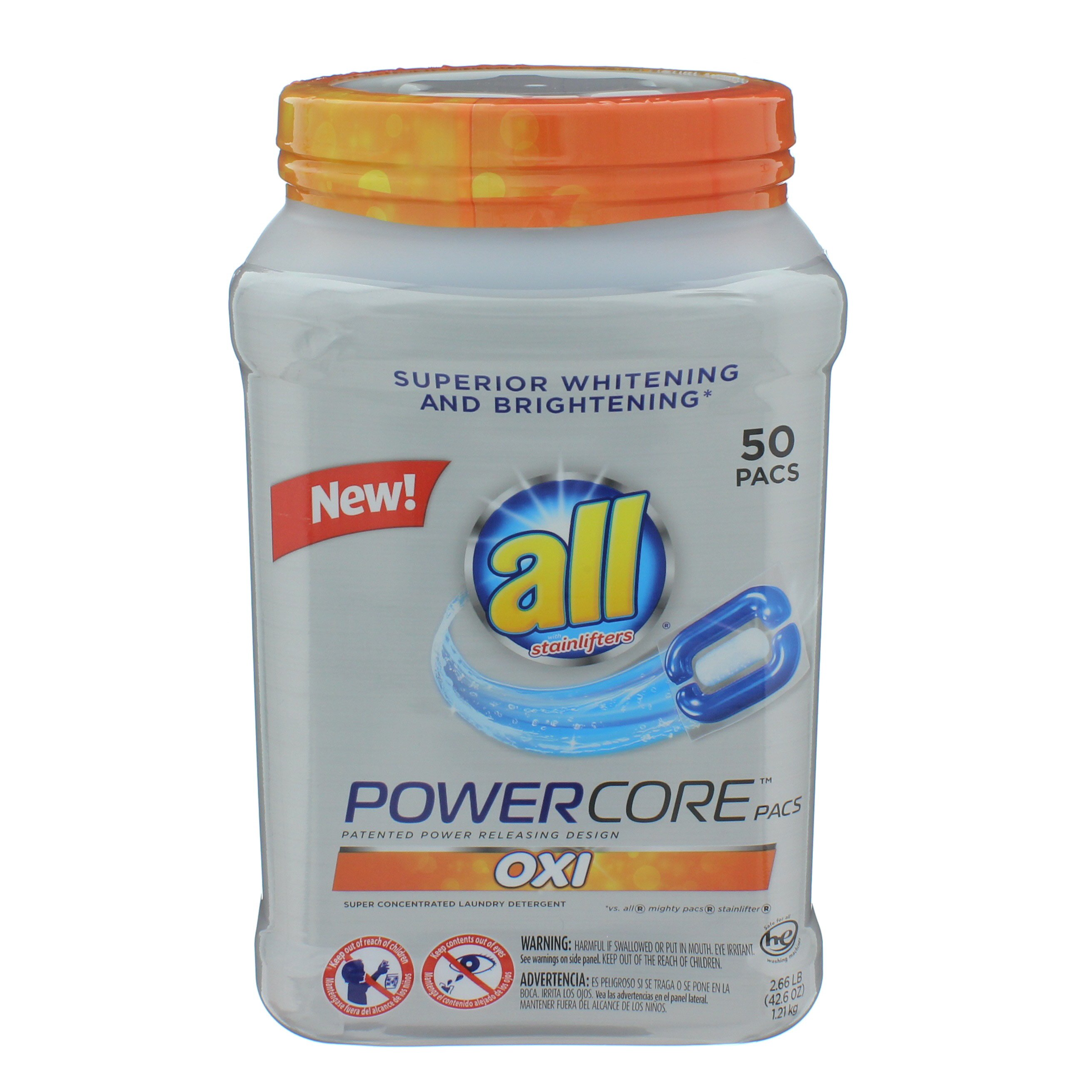 All Powercore Oxi Pacs - Shop Detergent at H-E-B