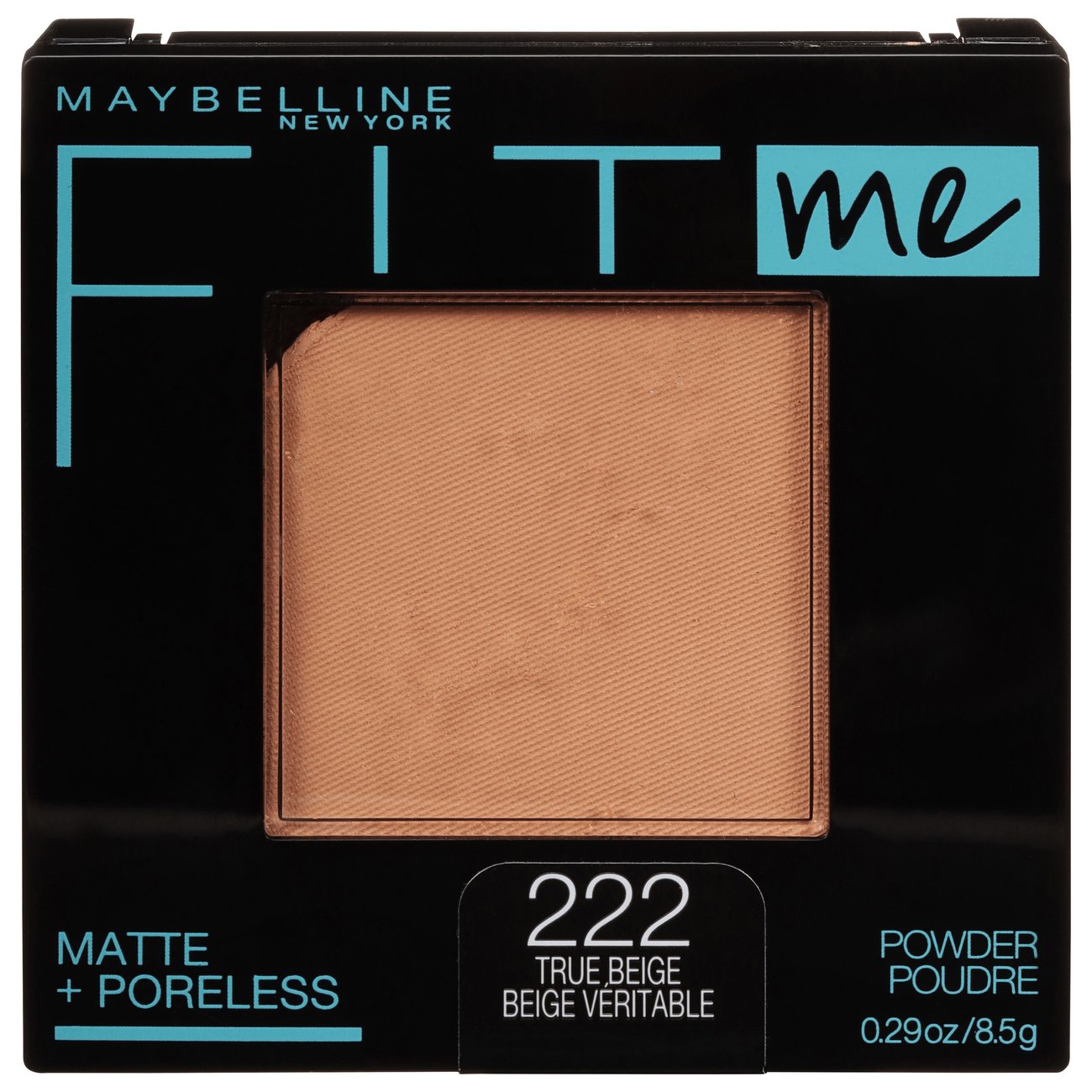Maybelline Fit Me Matte + Poreless Powder - 222 True Beige - Shop ...