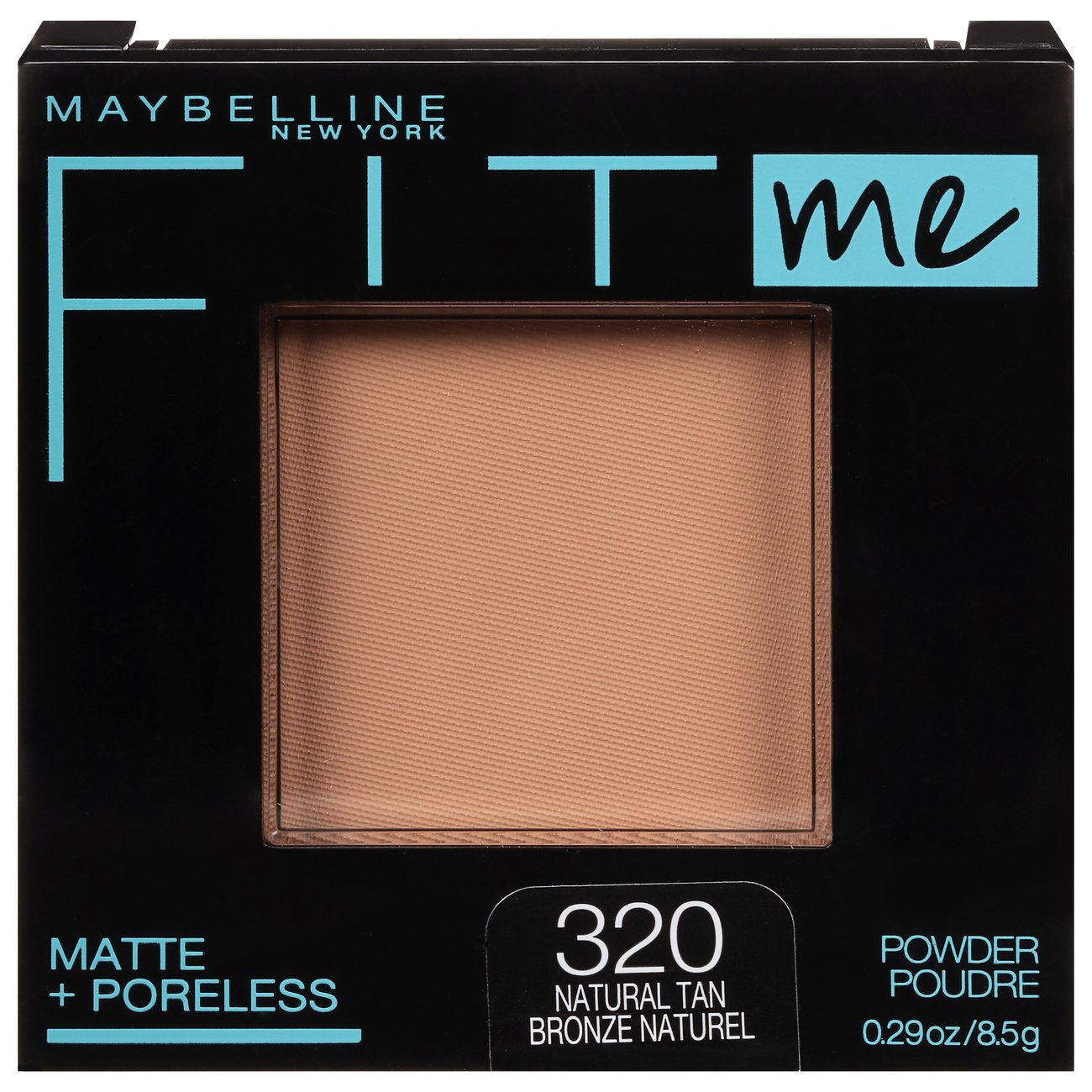 Maybelline Fit Me Matte + Poreless Powder - 320 Natural Tan - Shop ...