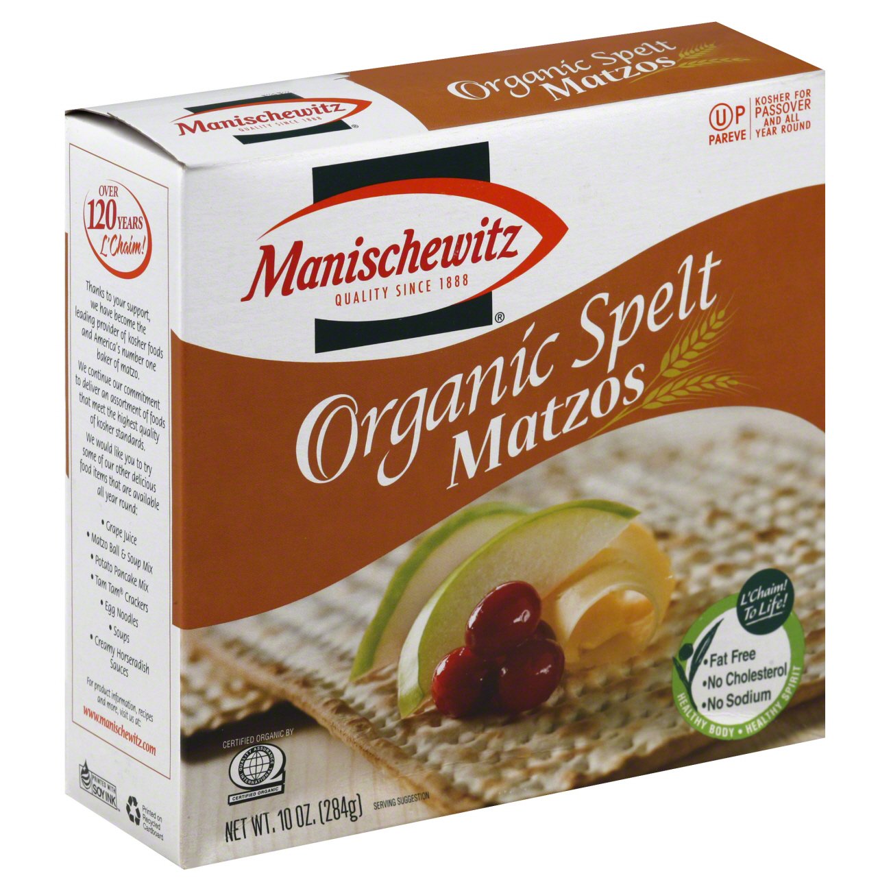 Manischewitz Matzo, Organic Spelt - Shop Crackers & breadsticks at H-E-B