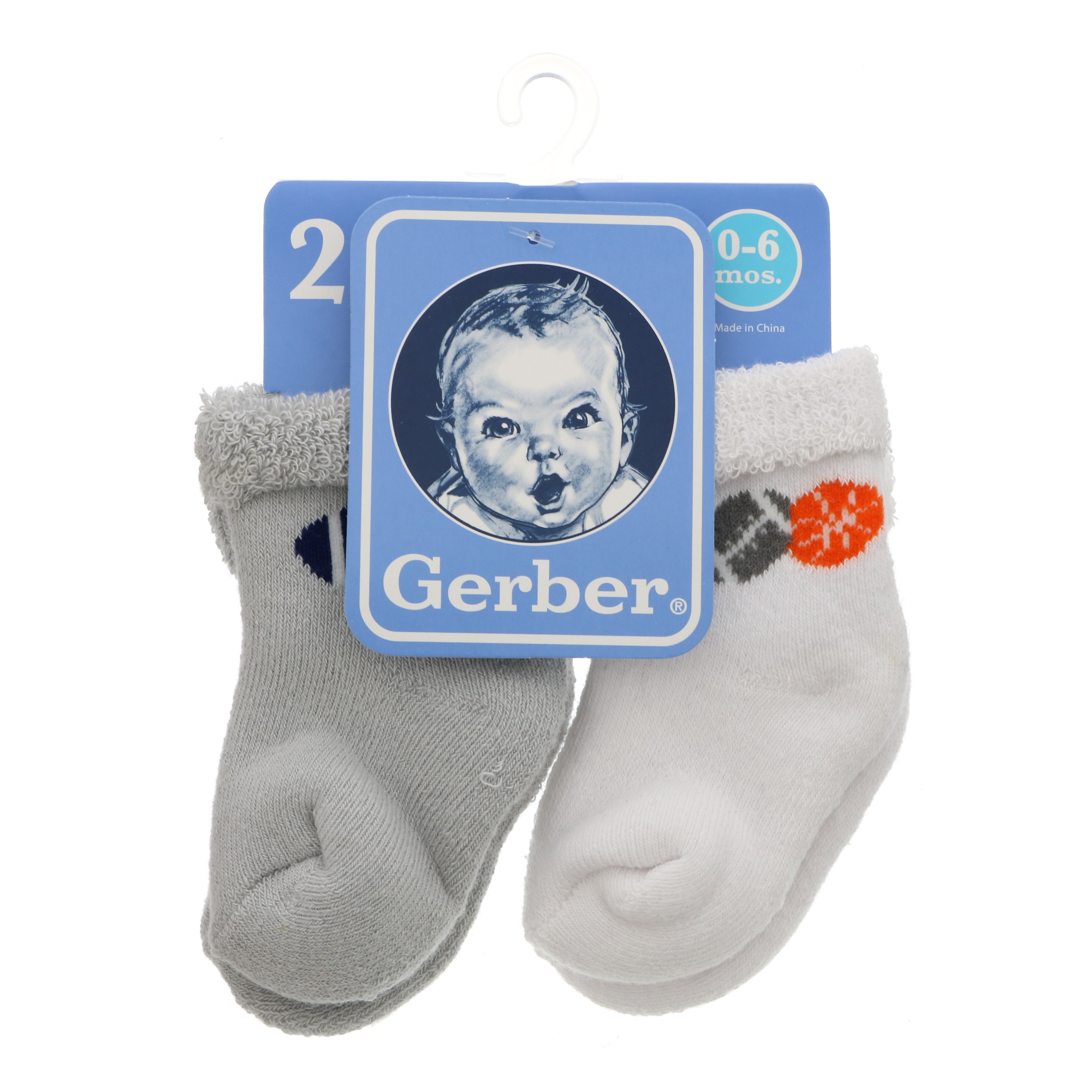 Gerber Boy Socks, 2 PK - Shop Socks at H-E-B