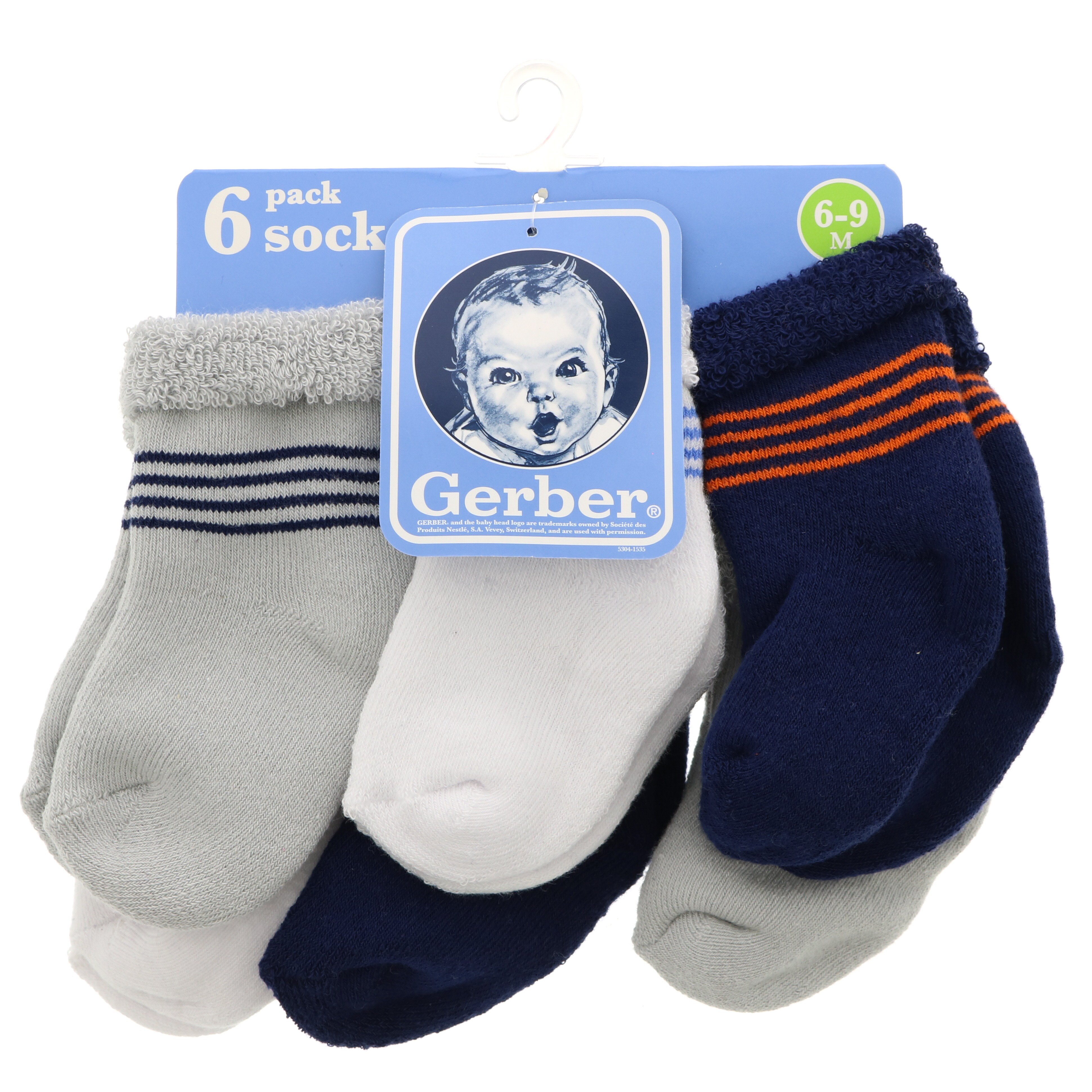 Gerber Boy Socks, 6 PK - Shop at H-E-B