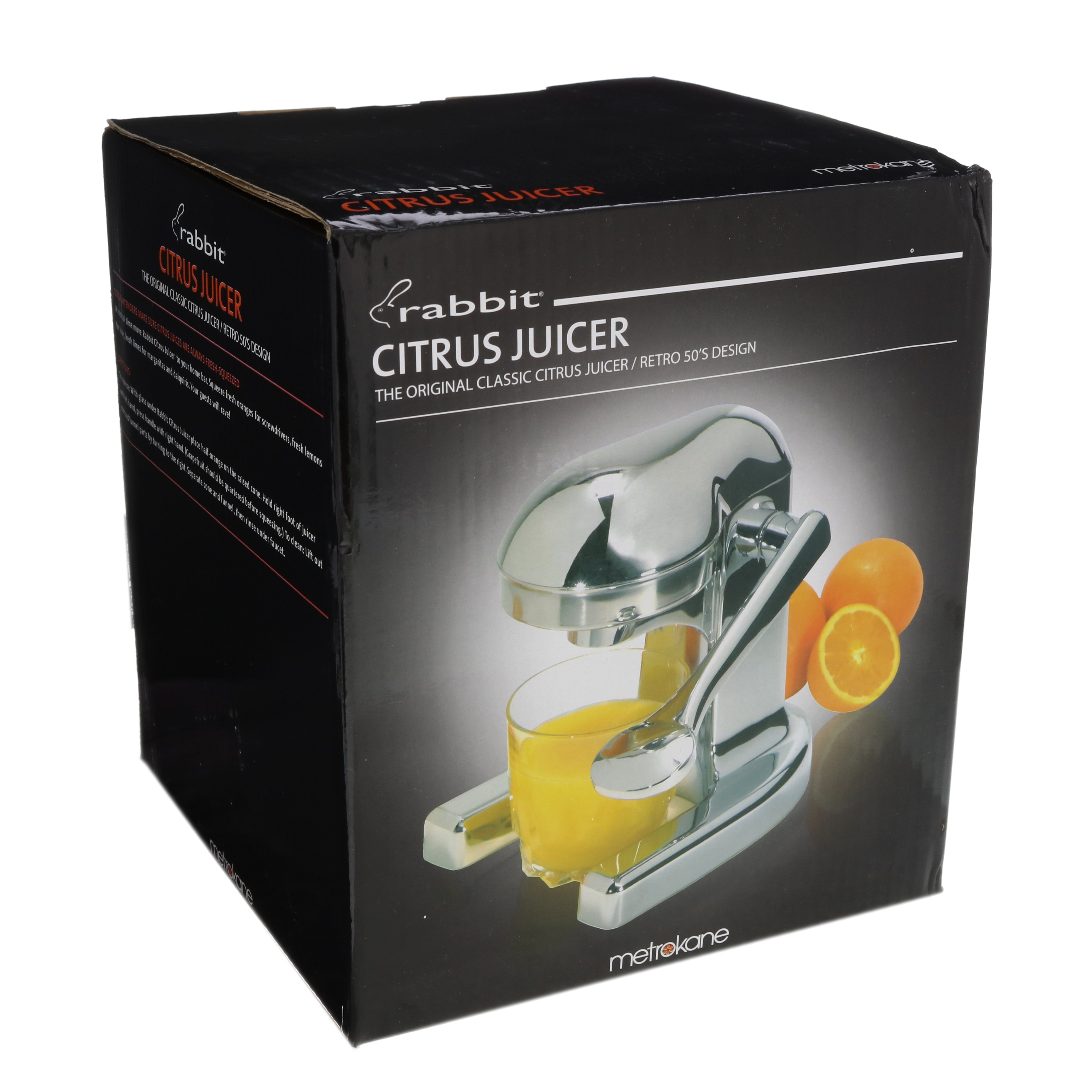 Metrokane Rabbit Chrome Citrus Juicer - Shop Juicers & reamers at H-E-B