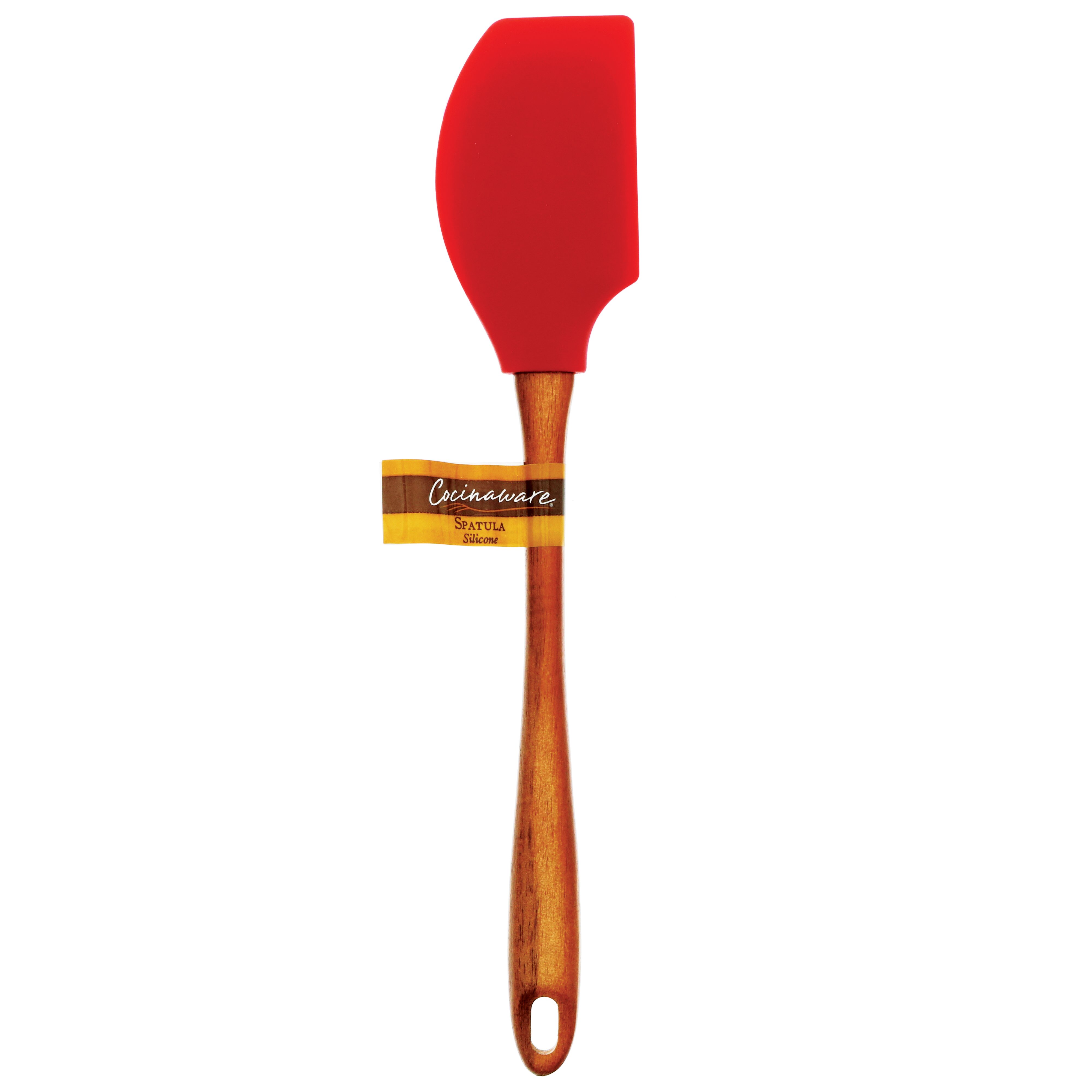 Cocinaware Silicone Spatula with Wood Handle – Red - Shop Utensils ...