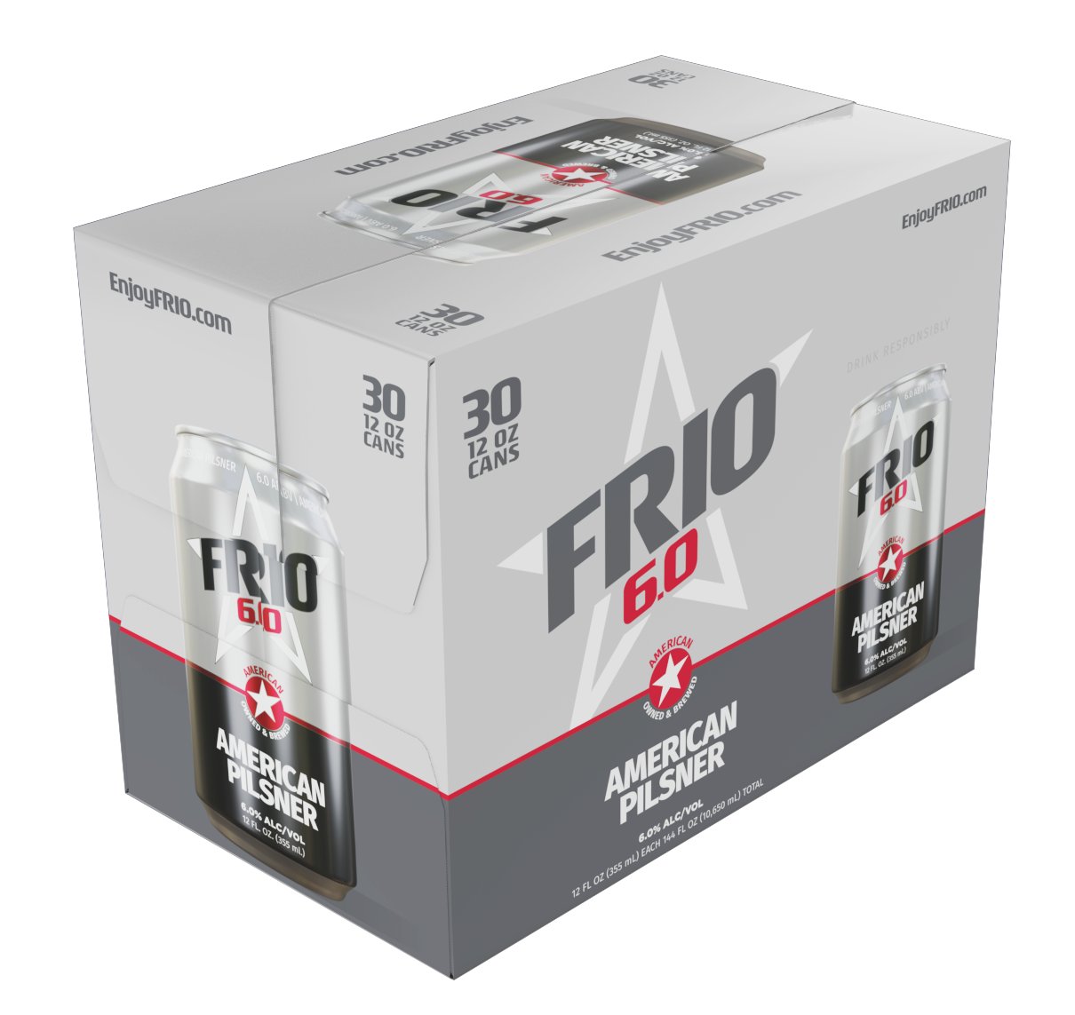 Frio 6.0 Beer 30 pk Cans - Shop Malt beverages & coolers at H-E-B