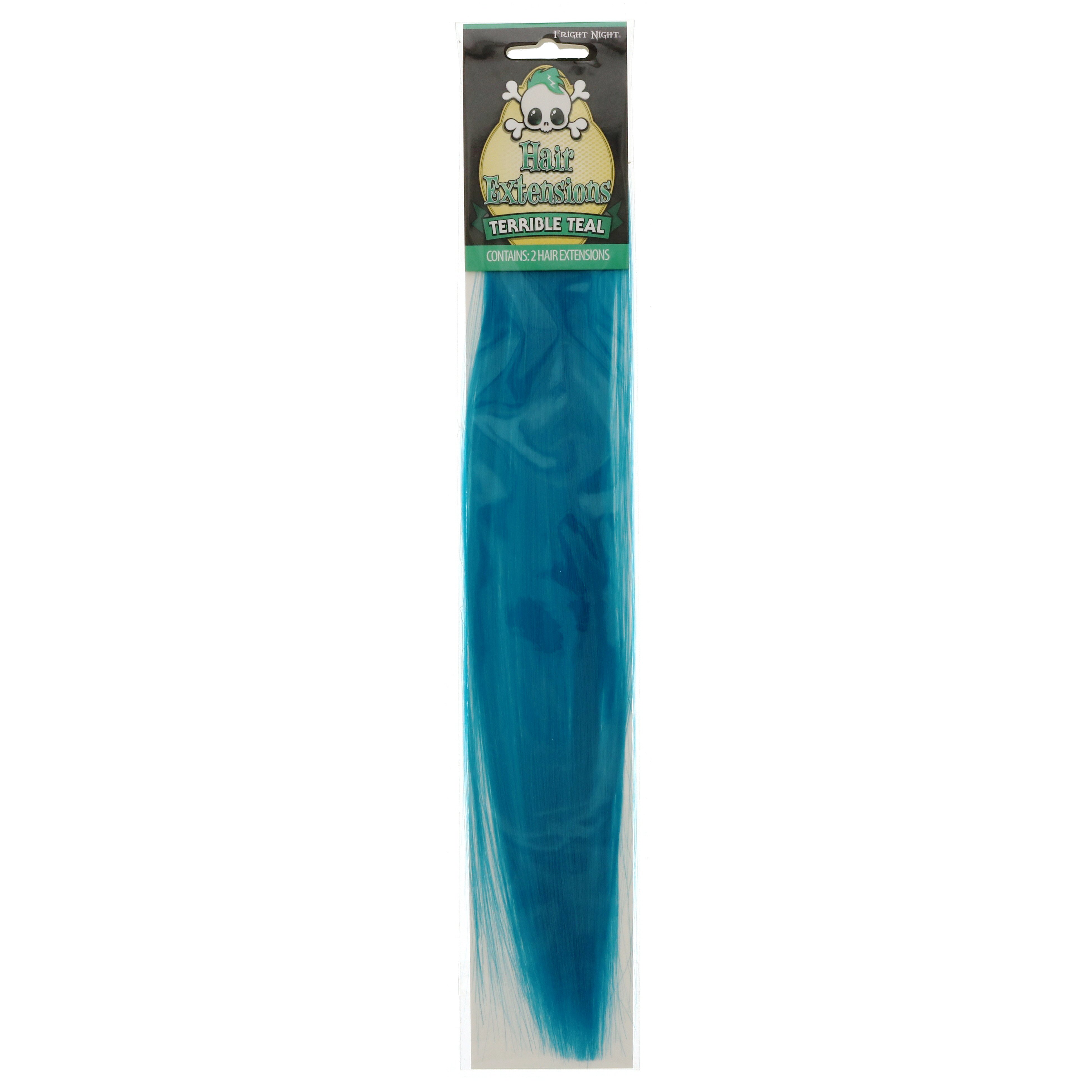 Fright Night Hair Extensions Terrible Teal, 2 PK - Shop Hair ...