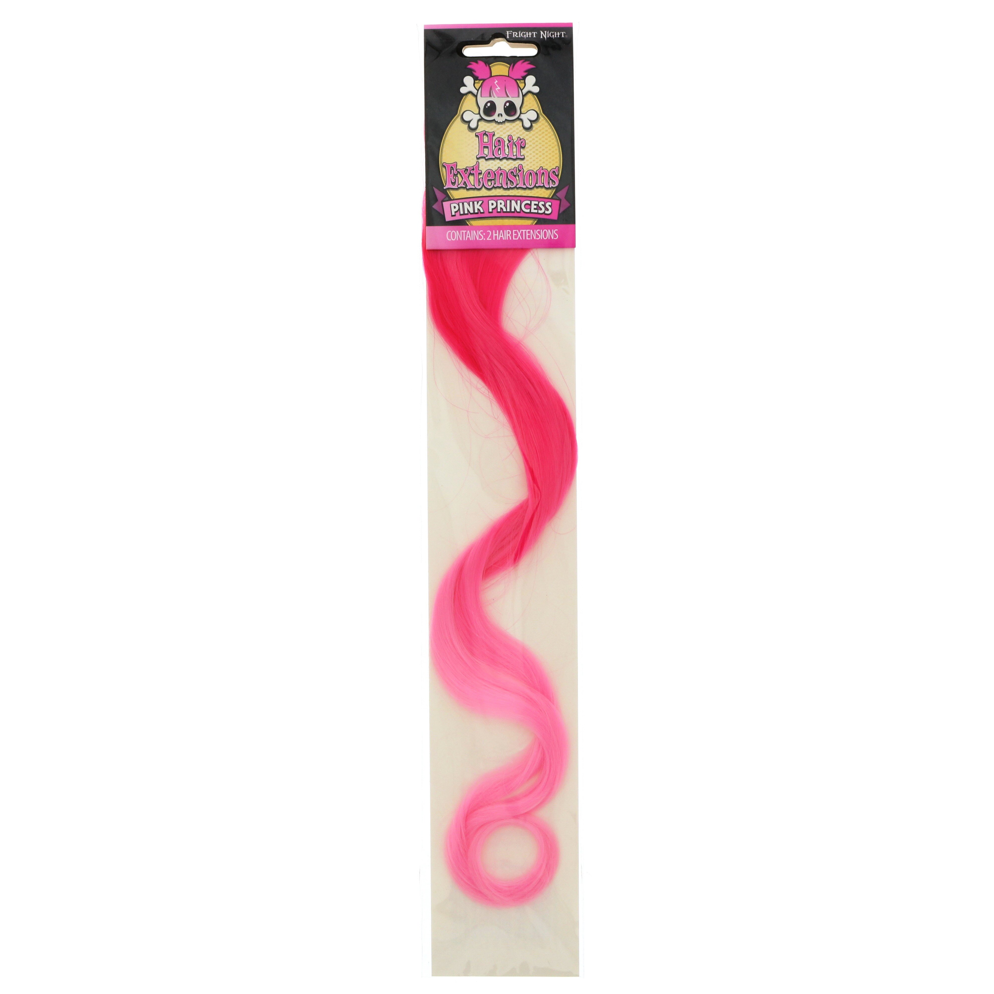 Fright Night Pink Princess Hair Extensions Curly Ombre 2 PK - Shop Hair ...