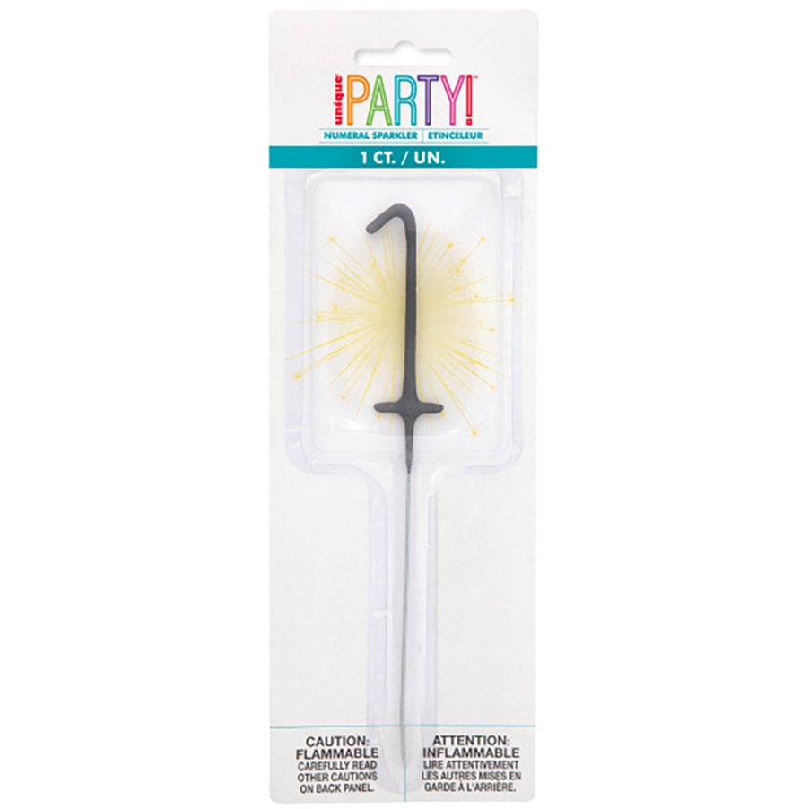 unique Party Number 1 Sparkle Candle - Shop Birthday candles at H-E-B