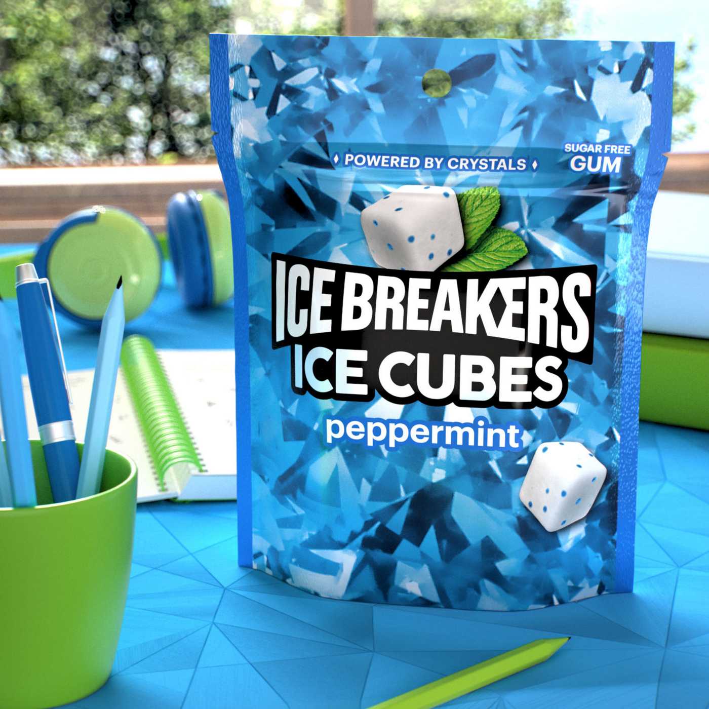 Ice Breakers Ice Cubes Peppermint Sugar Free Chewing Gum - Shop Gum ...