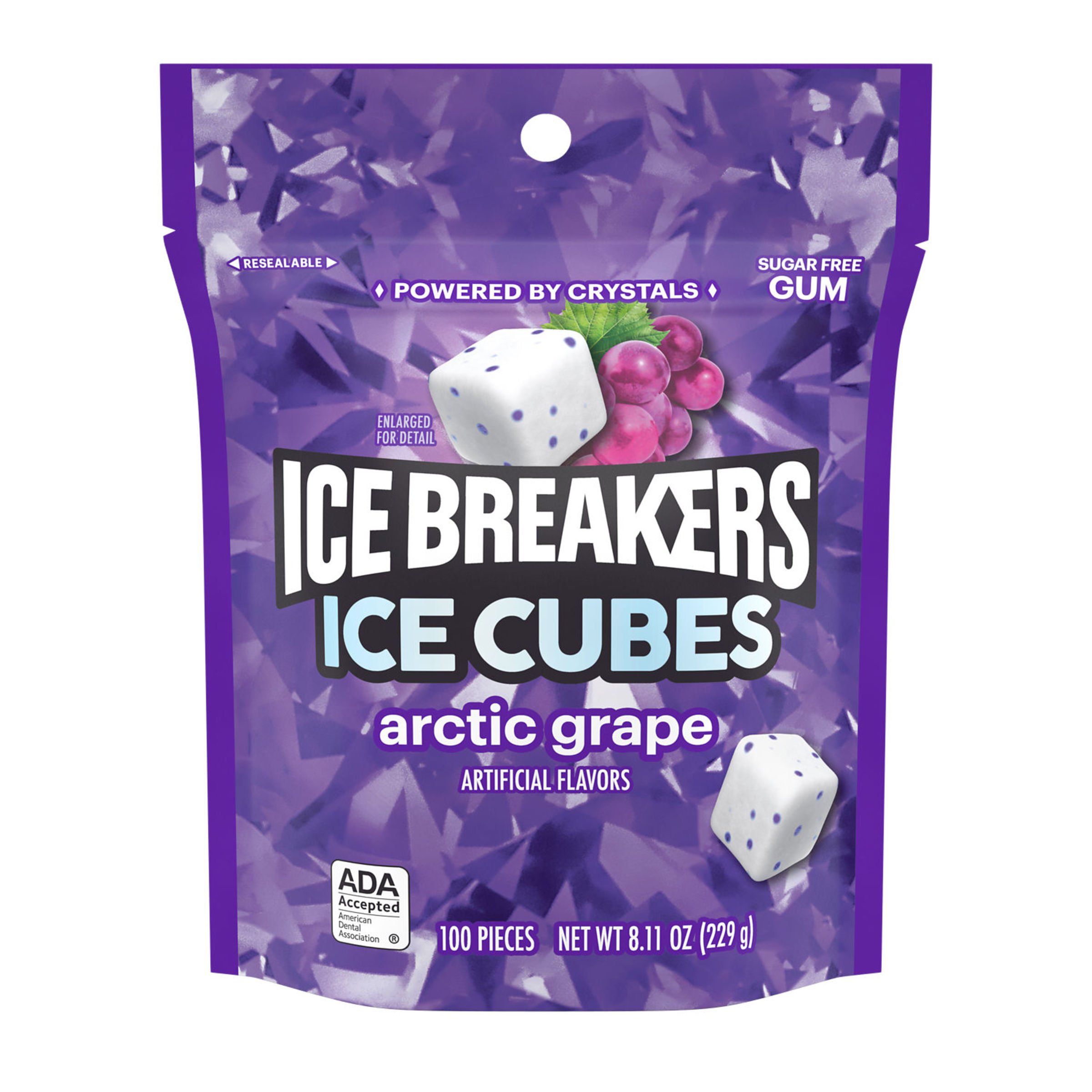 Ice Breakers Ice Cubes Arctic Grape Sugar Free Chewing Gum - Shop Gum ...