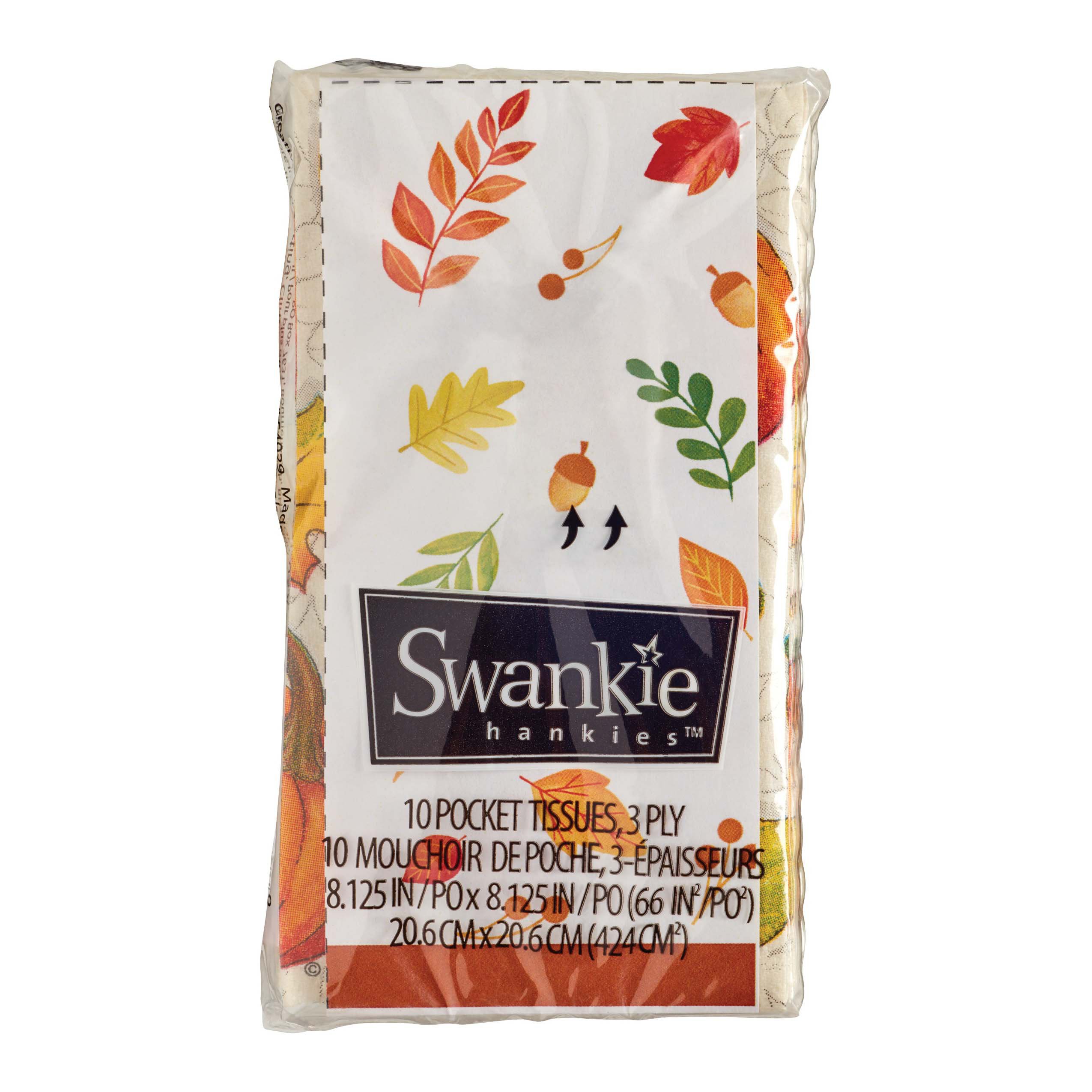 Creative Converting Fall Harvest Swankie Hankies, 3 Ply Pocket Tissues ...