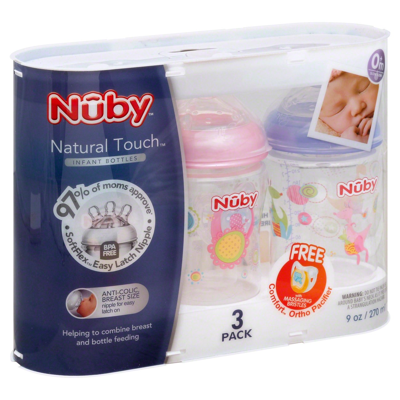 Nuby Natural Touch 9 oz Bottles - Shop Bottles at H-E-B
