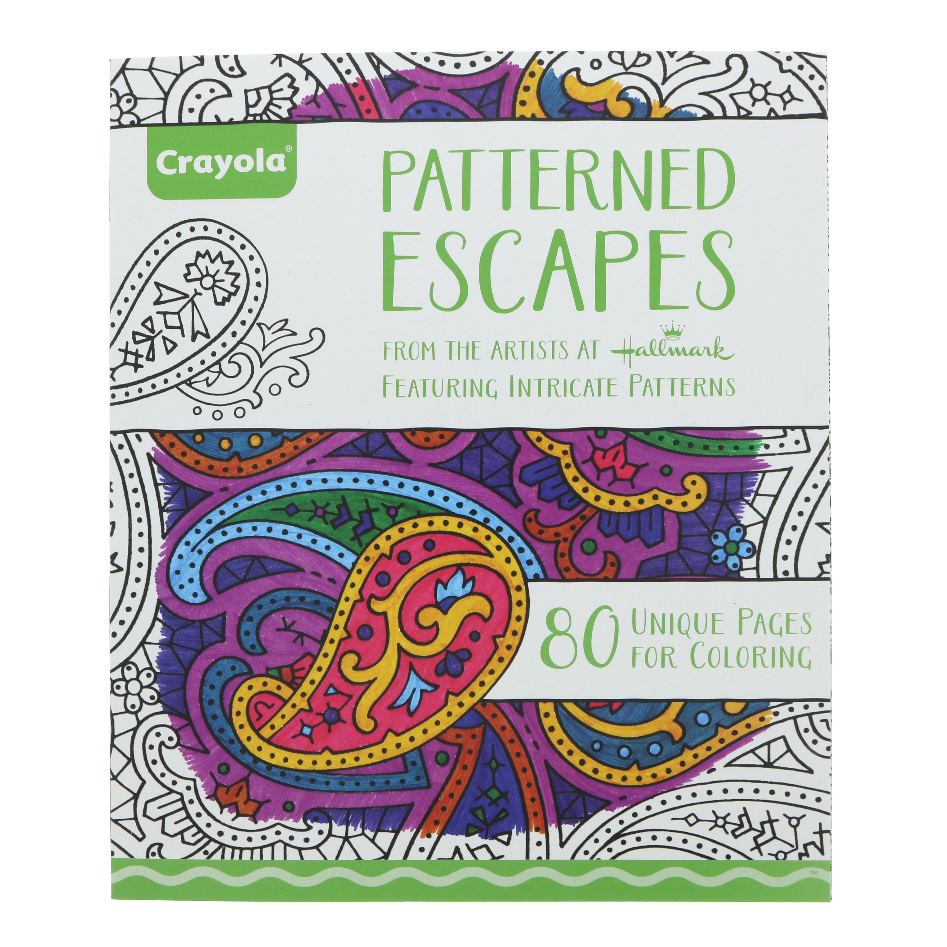 Crayola Patterned Escapes Coloring Book 80 Pages - Shop Books ...