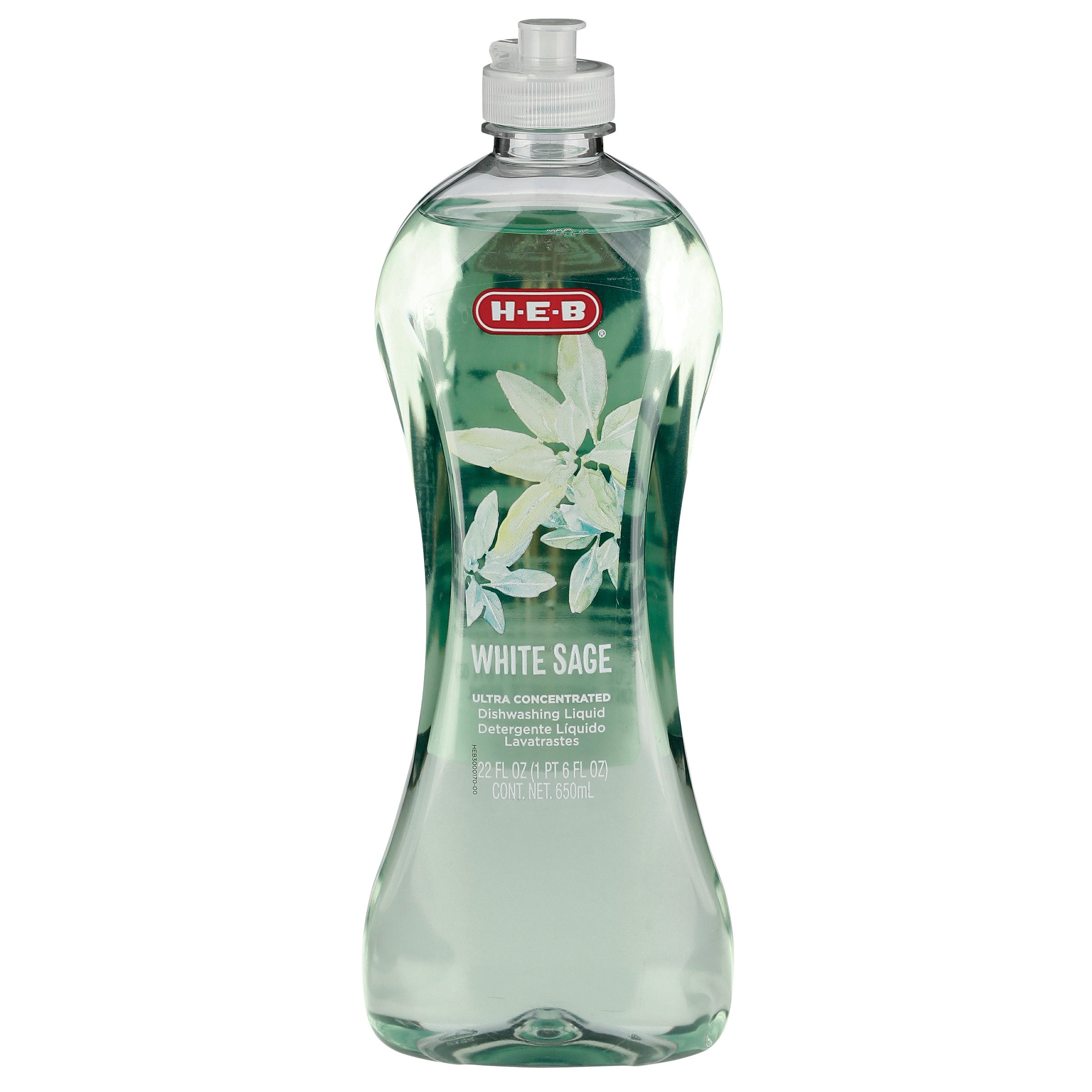 H-E-B Ultra Concentrated Dishwashing Liquid - White Sage - Shop Dish ...