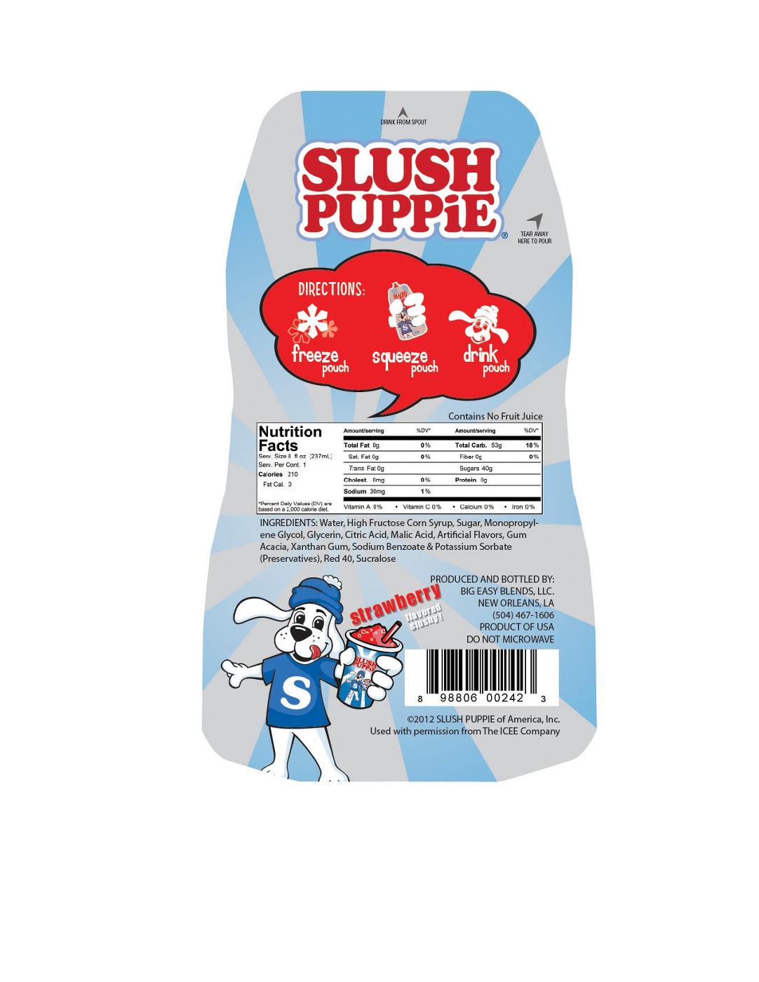 Slush Puppies Strawberry Pouch - Shop Juice at H-E-B