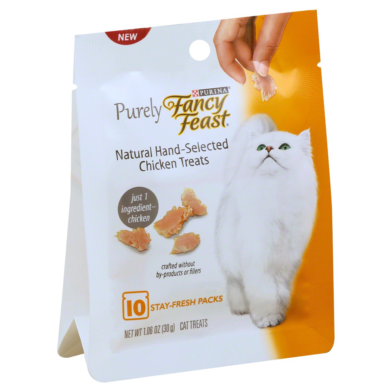 Purina Fancy Feast Purely Natural Hand Selected Chicken Treats - Shop ...