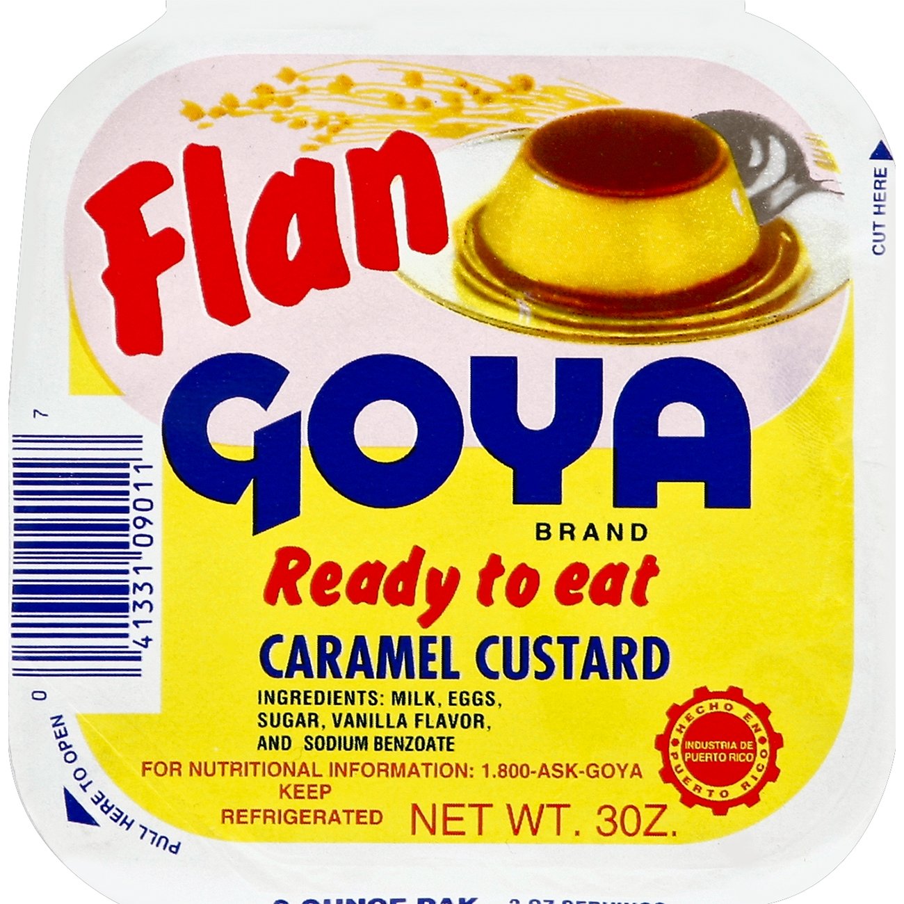 Goya Flan Caramel Custard - Shop Flan & bread pudding at H-E-B