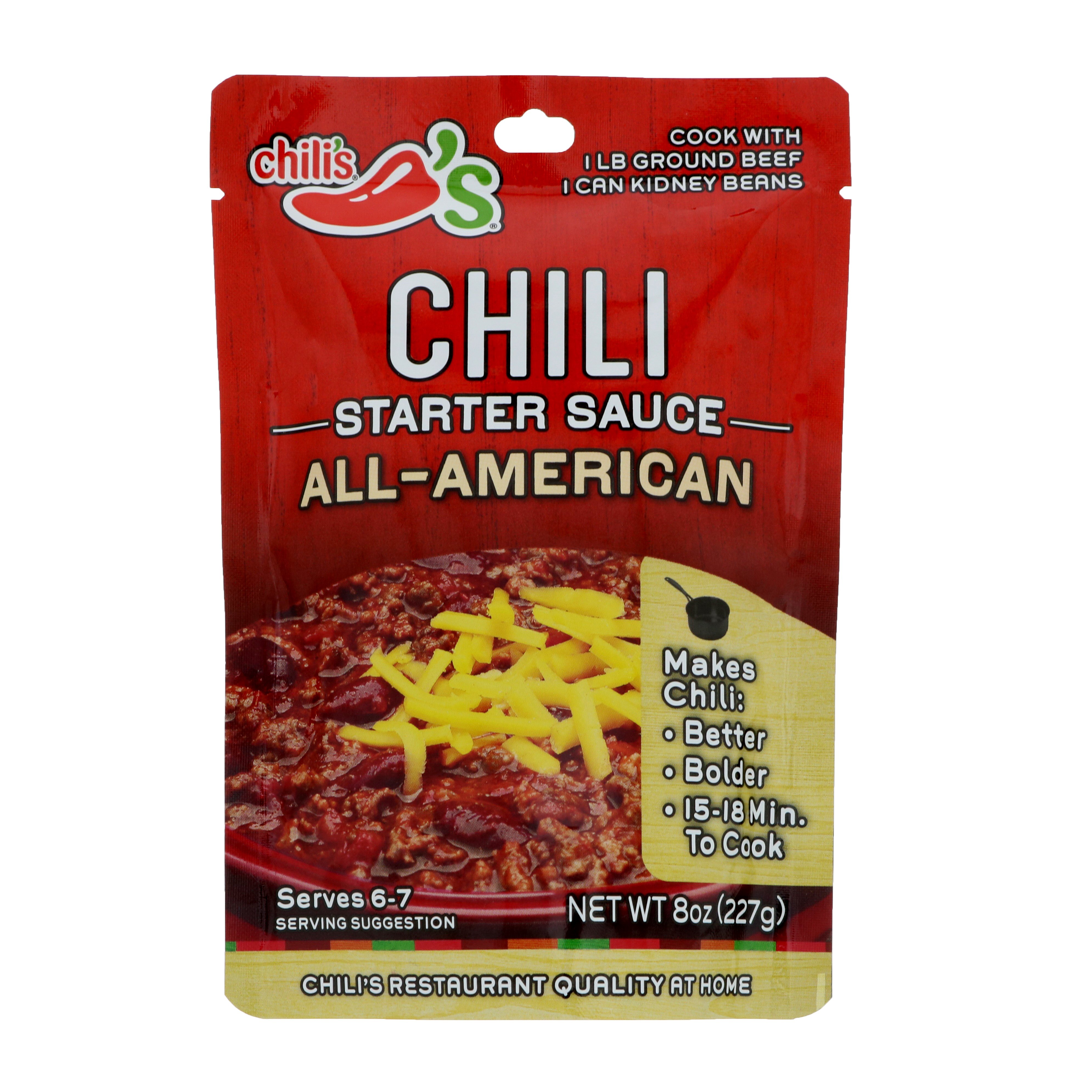 Chili's Chili Starter Sauce All American - Shop Cooking sauces at H-E-B
