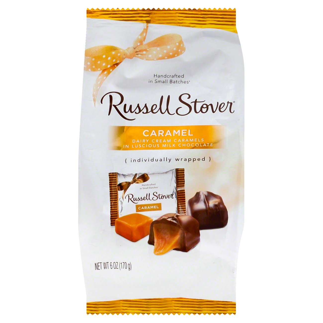 Russell Stover Milk Chocolate Caramels Mini Gusset Bag - Shop Snacks ...
