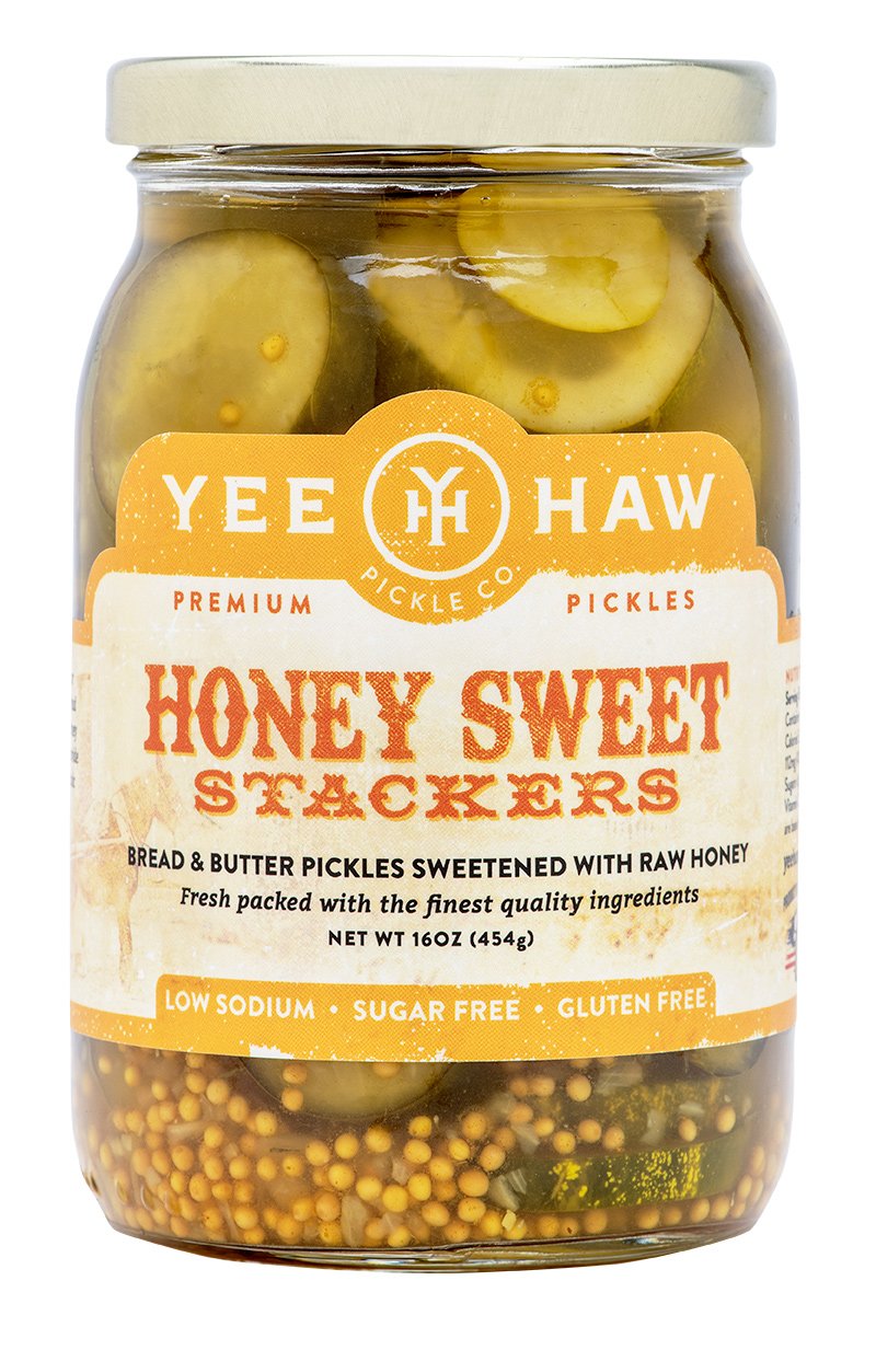 Yee Haw Pickle Co Honey Sweet Stackers - Shop Canned & Dried Food at H-E-B
