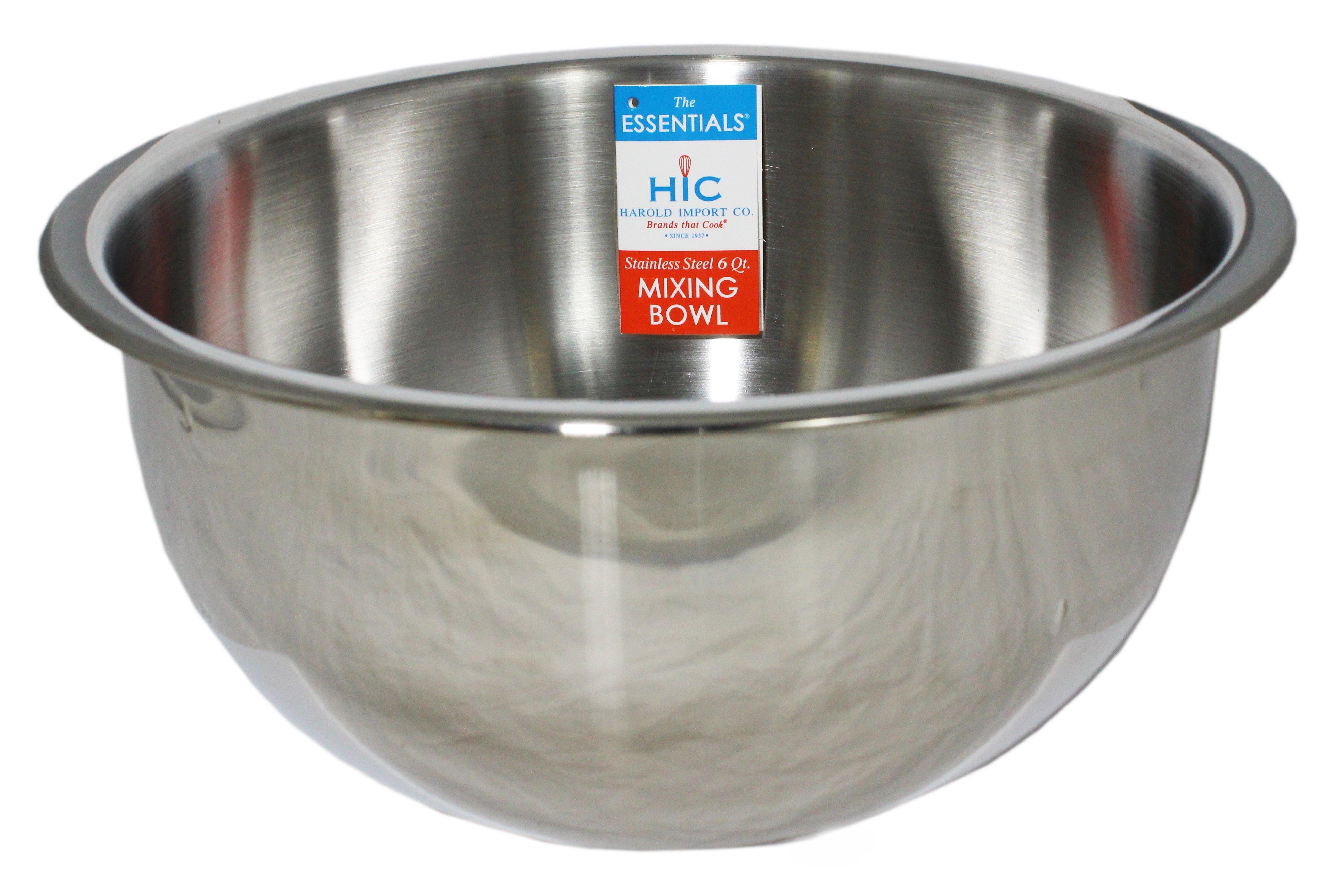 Harold Imports Stainless Steel 6 Quart Mixing Bowl - Shop Mixing bowls ...