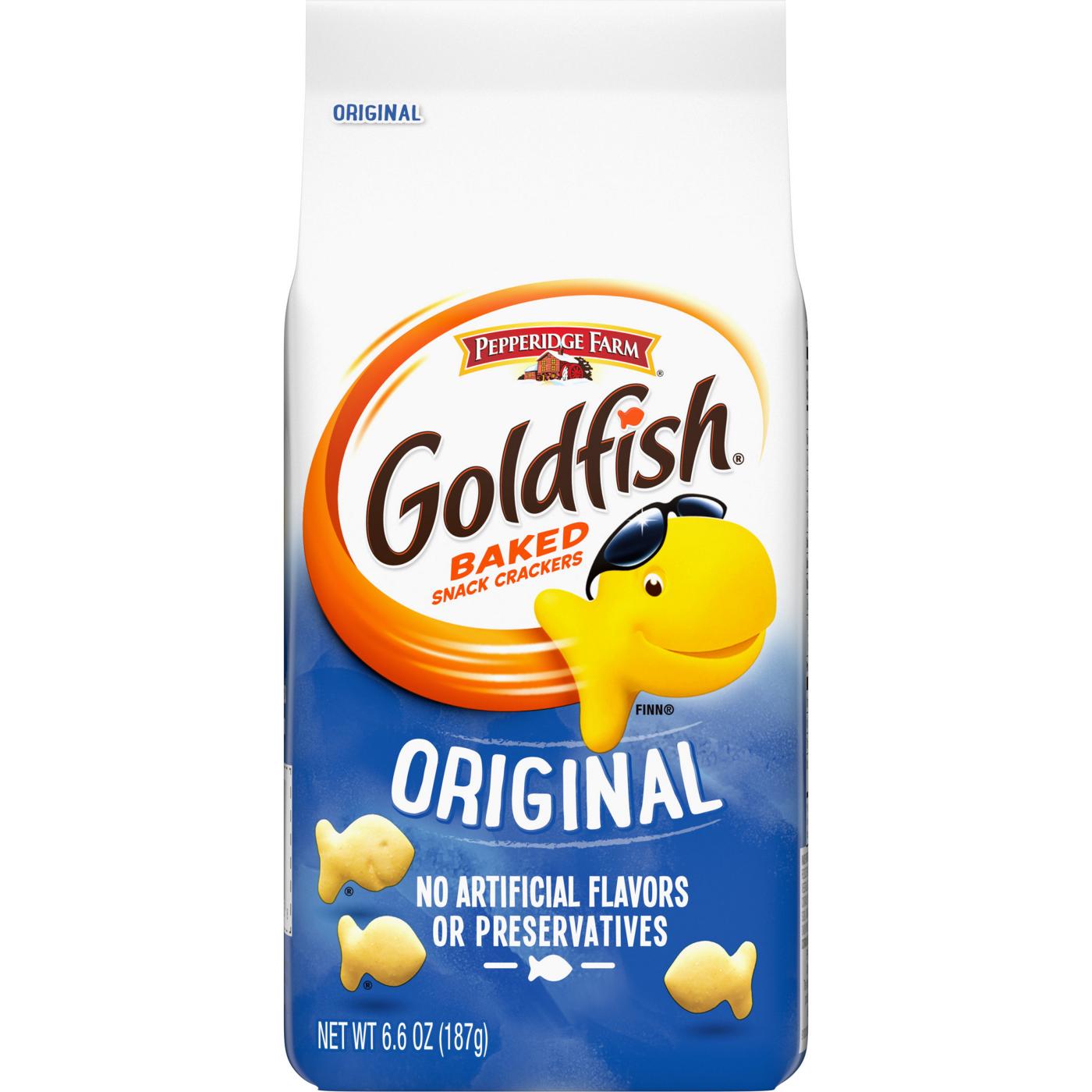 Goldfish Original Baked Snack Crackers - Shop Crackers & breadsticks at ...