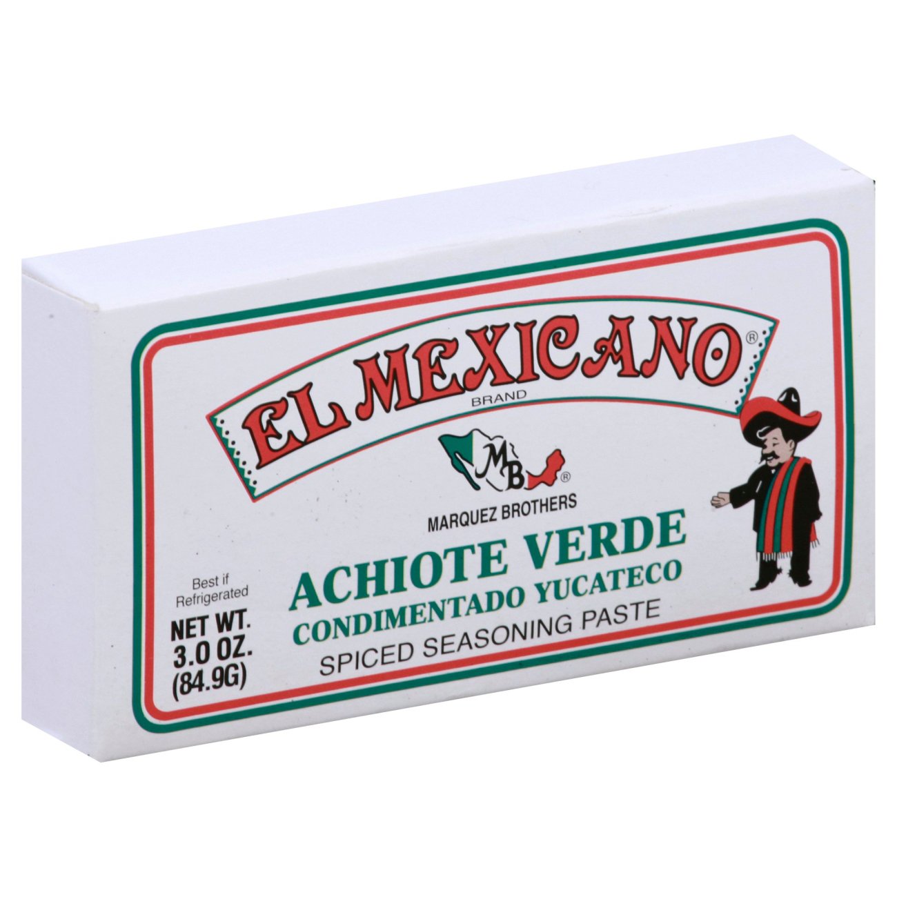 El Mexicano Achiote Verde Spiced Seasoning Paste - Shop Specialty ...