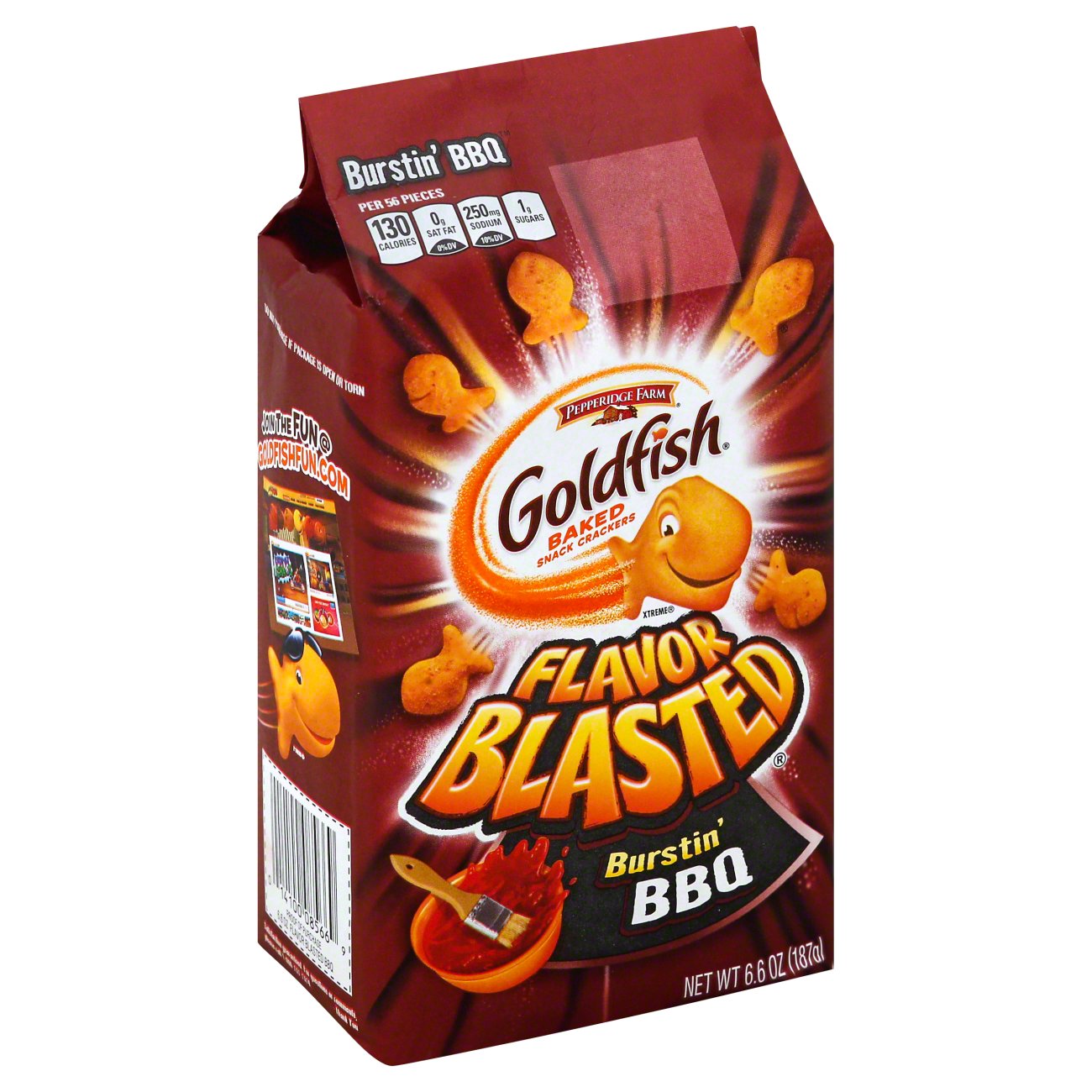 Pepperidge Farm Goldfish Flavor Blasted Smokin' BBQ Baked Snack ...