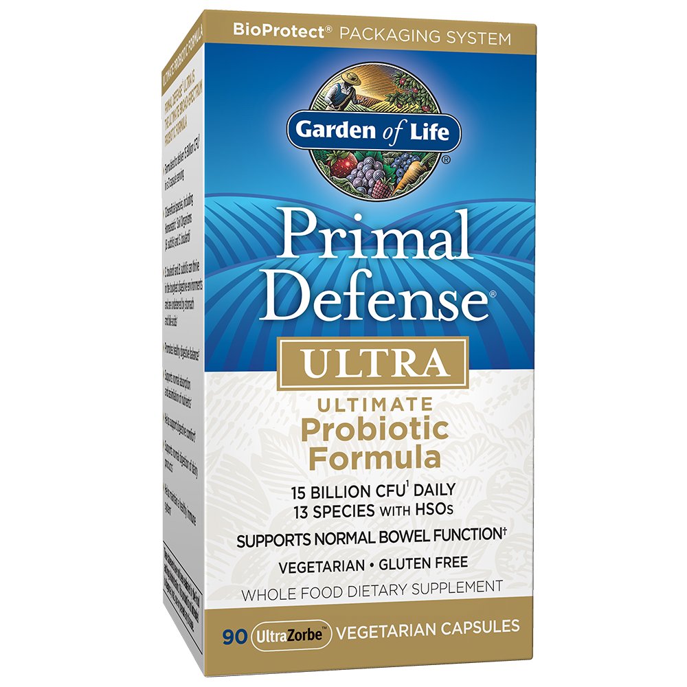 Garden of Life Primal Defense Ultra Probiotic Formula Caplets - Shop ...