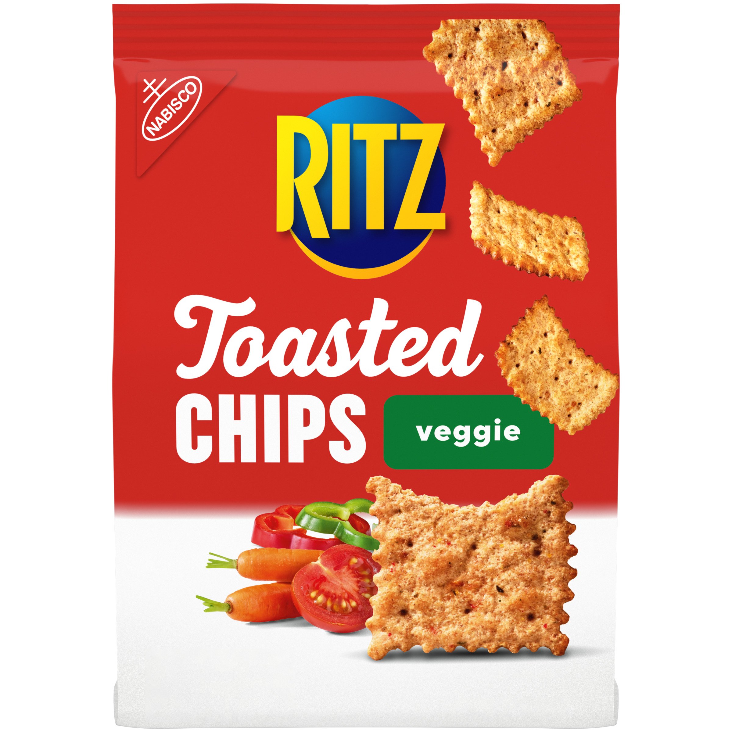 Ritz Toasted Chips Veggie Crackers - Shop Crackers & breadsticks at H-E-B