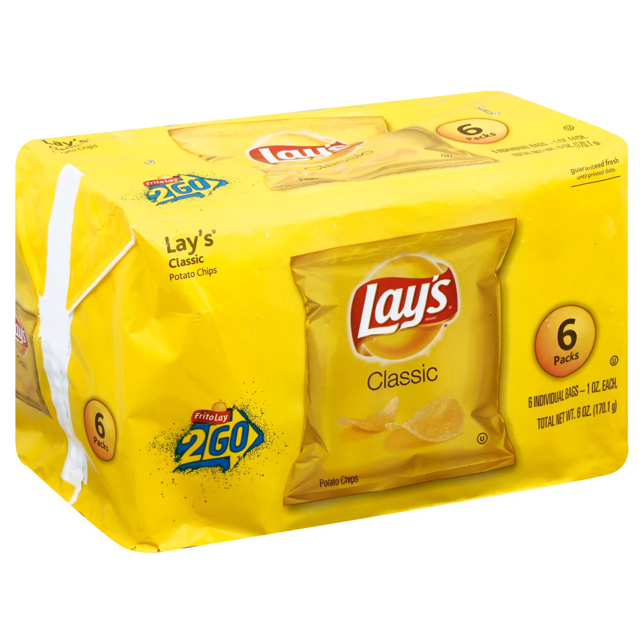 Lay's 2 Go Classic Potato Chips Multipack - Shop Chips at H-E-B