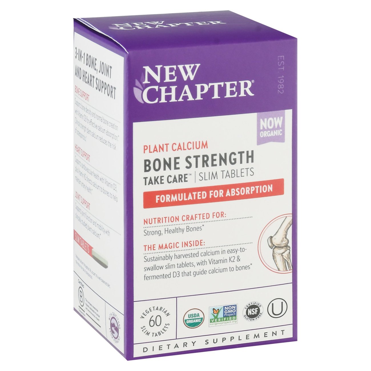 New Chapter Bone Strength Take Care Slim Tablets - Shop Minerals at H-E-B