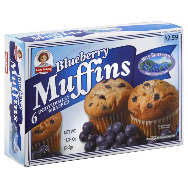 Little Debbie Blueberry Muffins - Shop Snack Cakes at H-E-B