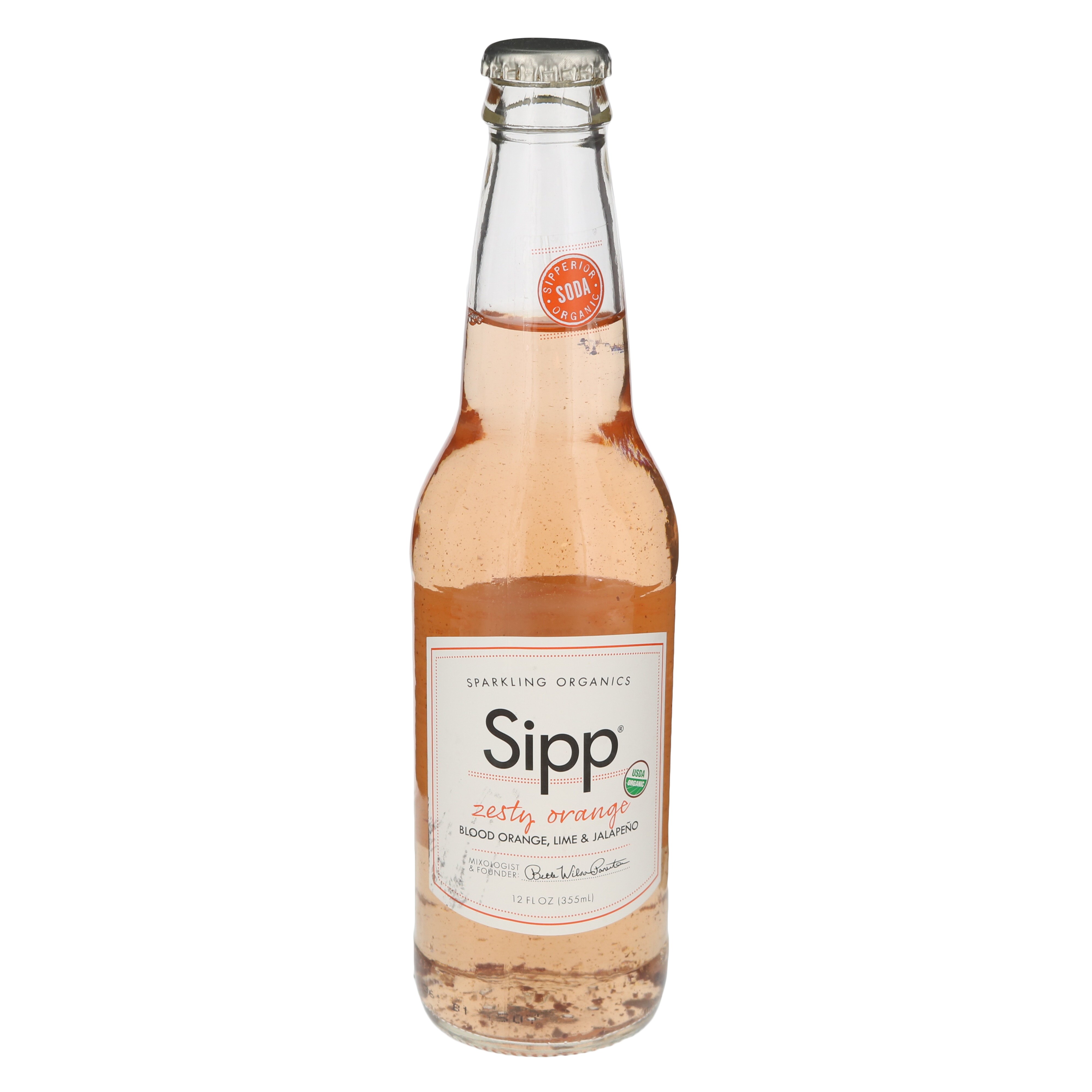 Sipp Sparkling Beverage Zesty Orange - Shop Soda at H-E-B