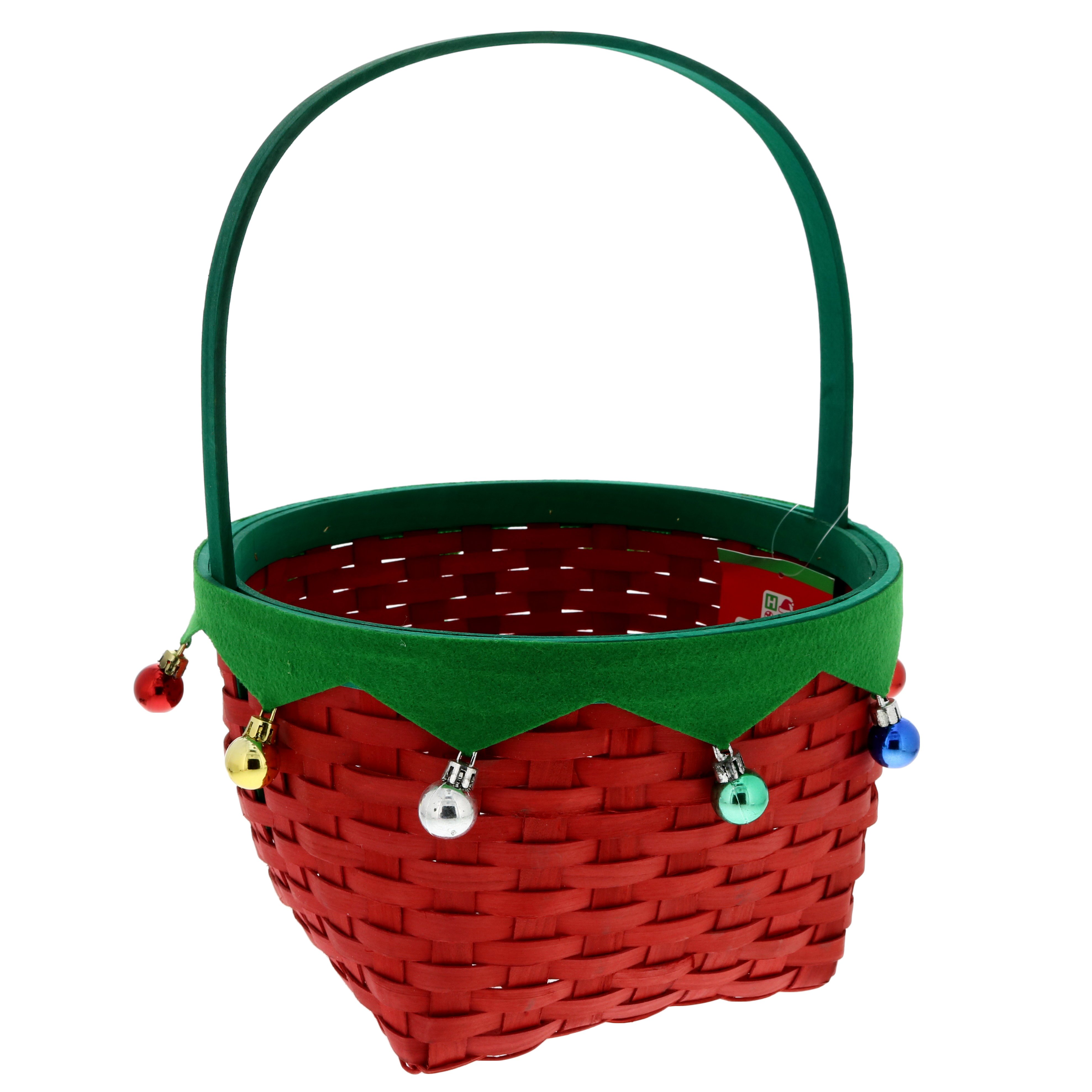Holiday Market Large Woodchip Elf Basket - Shop Gift wrap at H-E-B