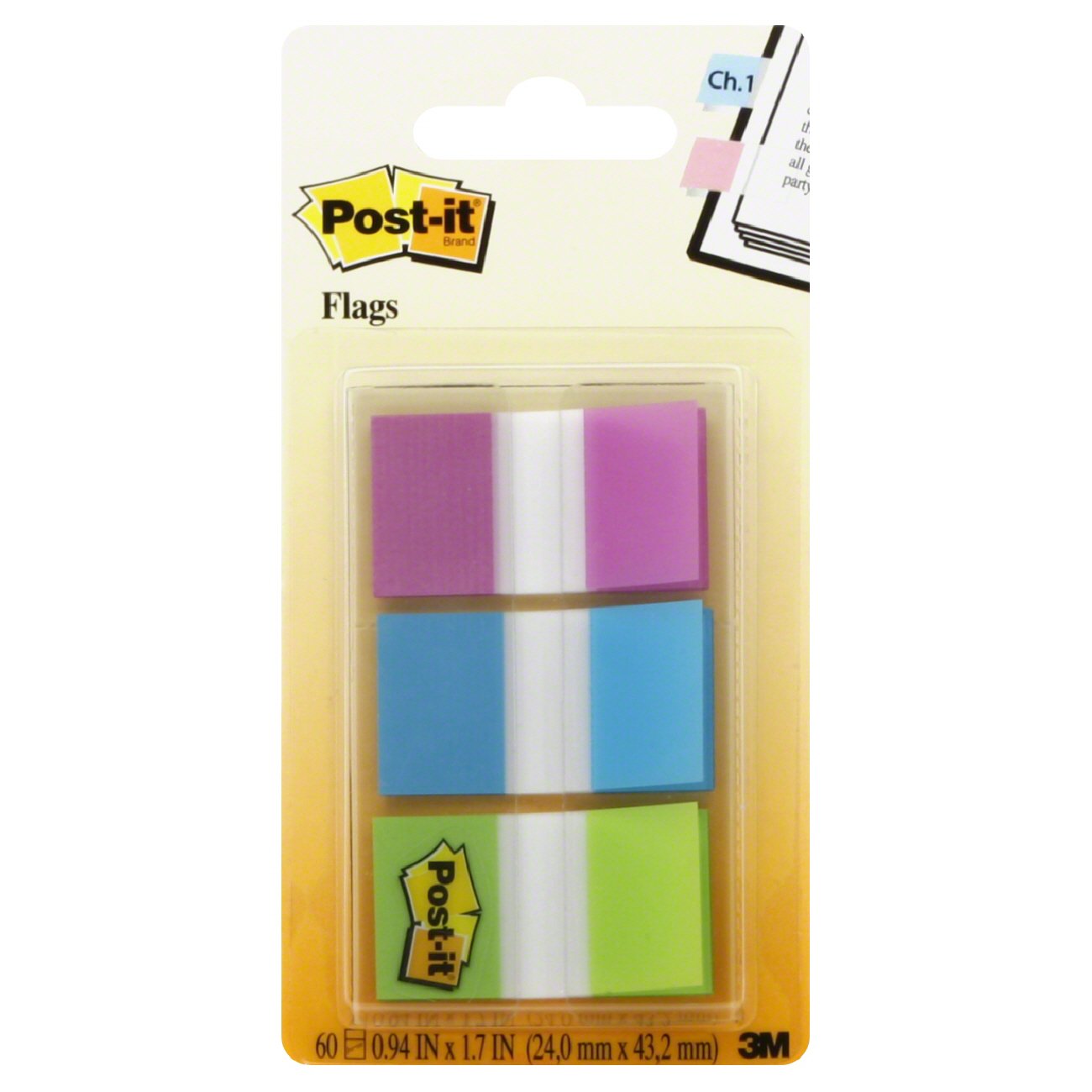 Post-it Post It Flags 60 Pack - Shop Sticky Notes & Index Cards at H-E-B