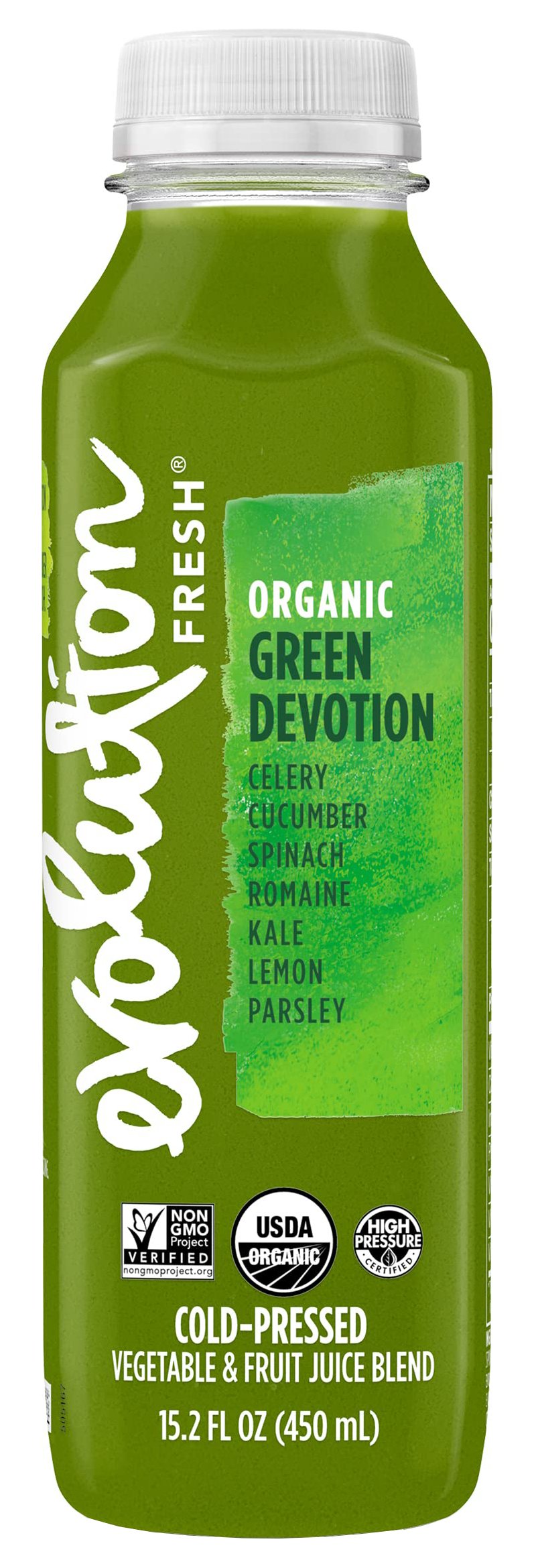 Evolution Fresh Organic Green Devotion Juice, 15.2 oz | Central Market ...