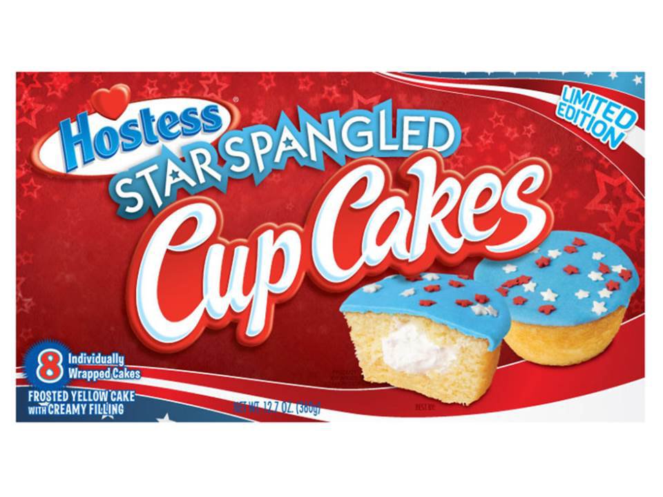 Hostess Star Spangled Cupcakes - Shop Snack cakes at H-E-B